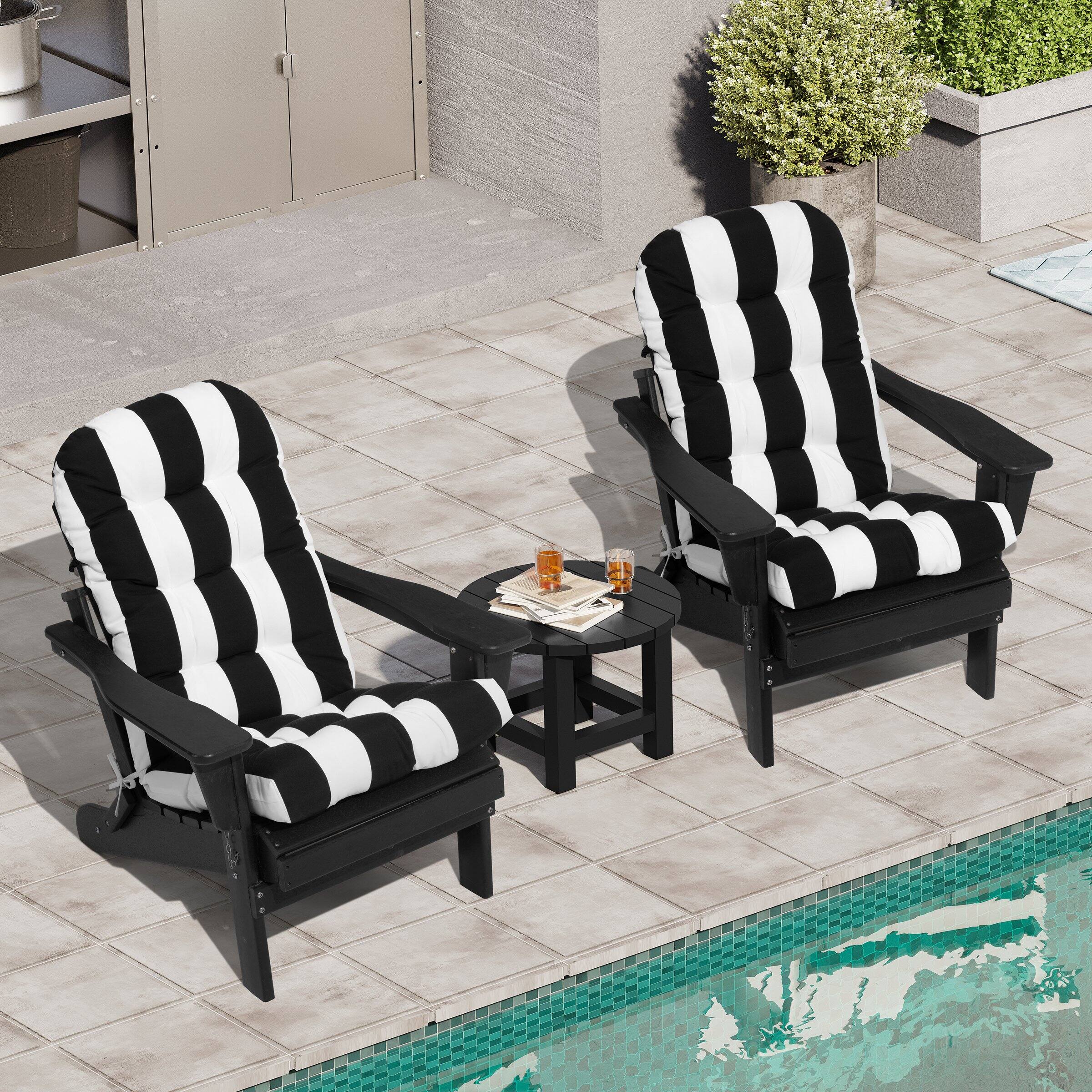 Crestlive Products Outdoor High Back Adirondack Rocking Chair Cushions ...