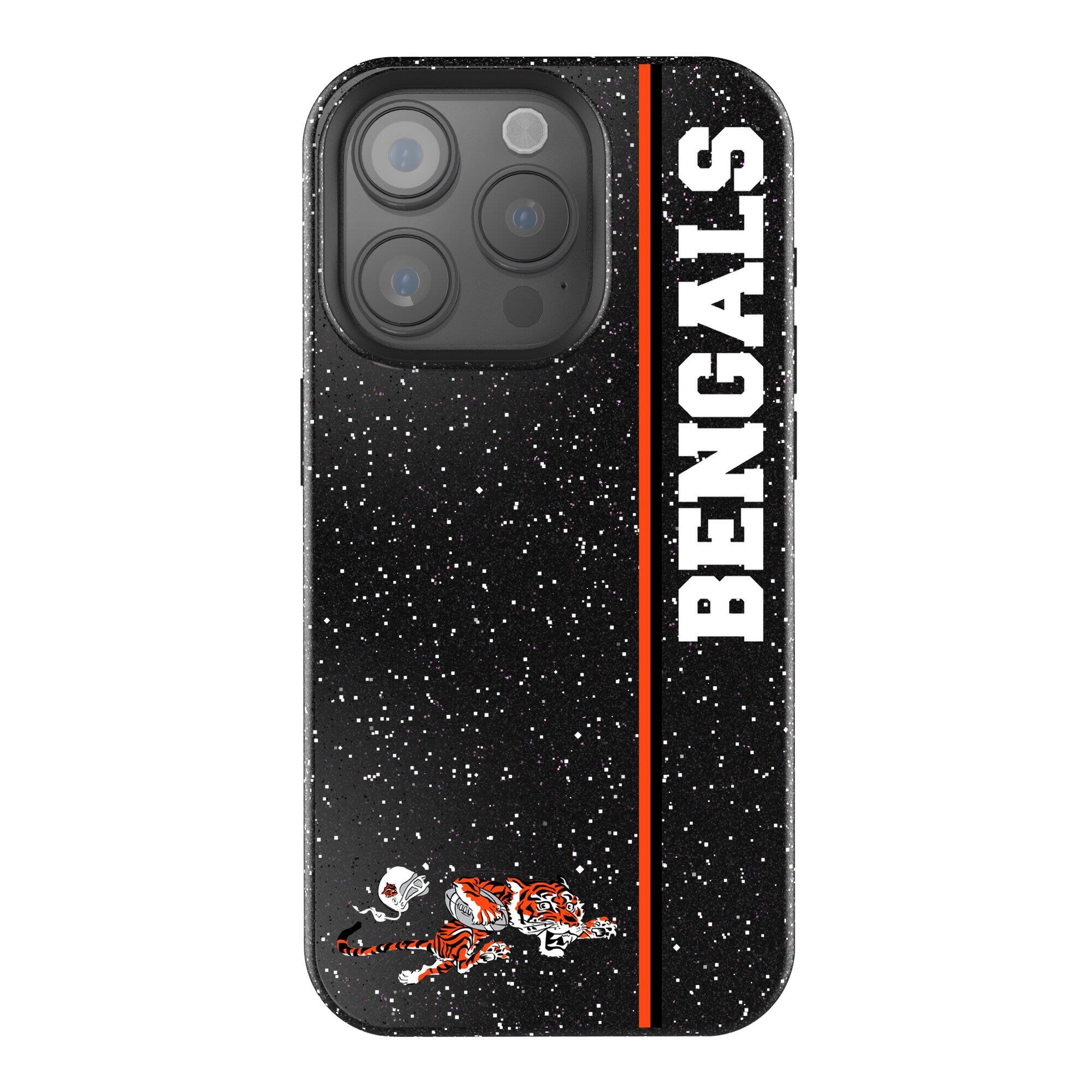 Keyscaper NFL Cincinnati Bengals iPhone Bling Case 15 Pro Black ...