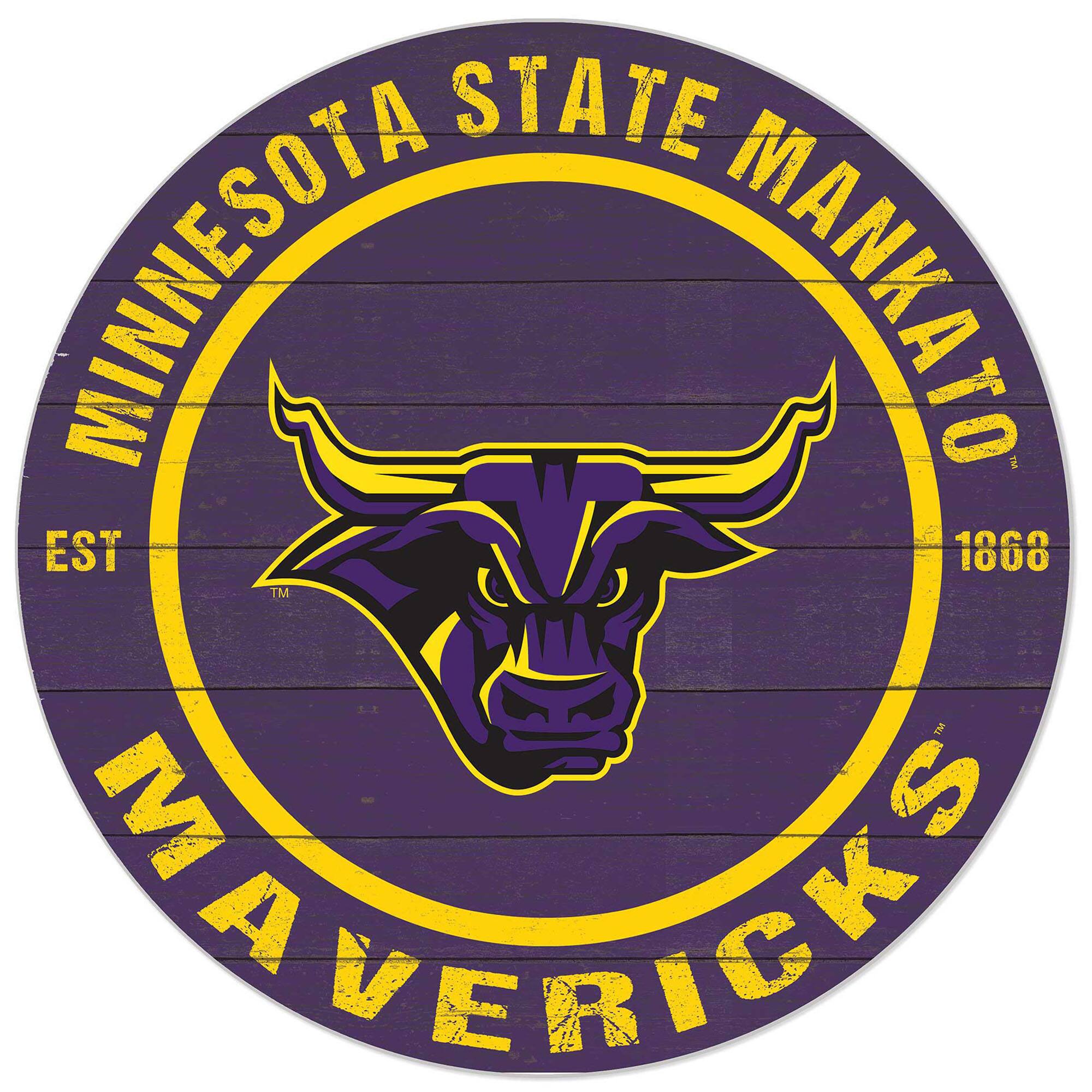 Jardine Minnesota State Mavericks 20'' x 20'' Indoor/Outdoor Circle ...