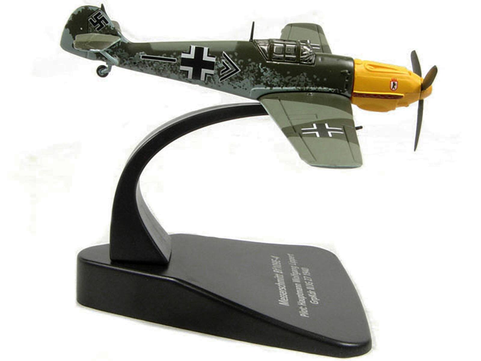 Oxford Diecast Messerschmitt Bf 109E 4 Fighter Pilot Hauptmann Wolfgang Lippert GrpKdr II/JG 27 ...