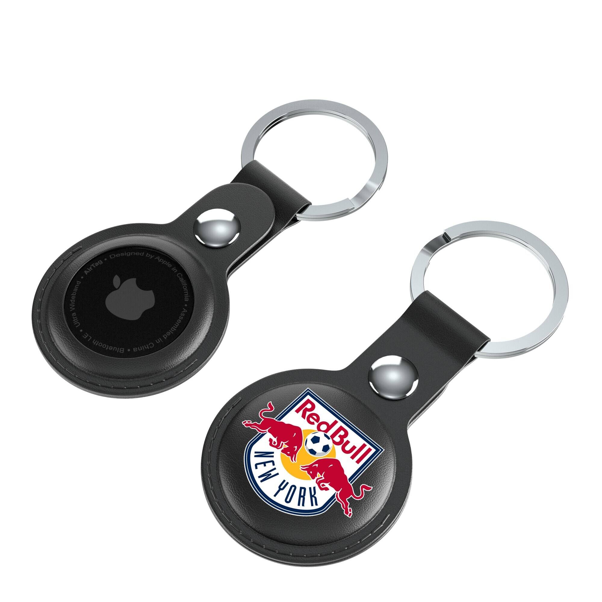 Keyscaper New York Red Bulls Two Pack Insignia AirTag Holders Black ...