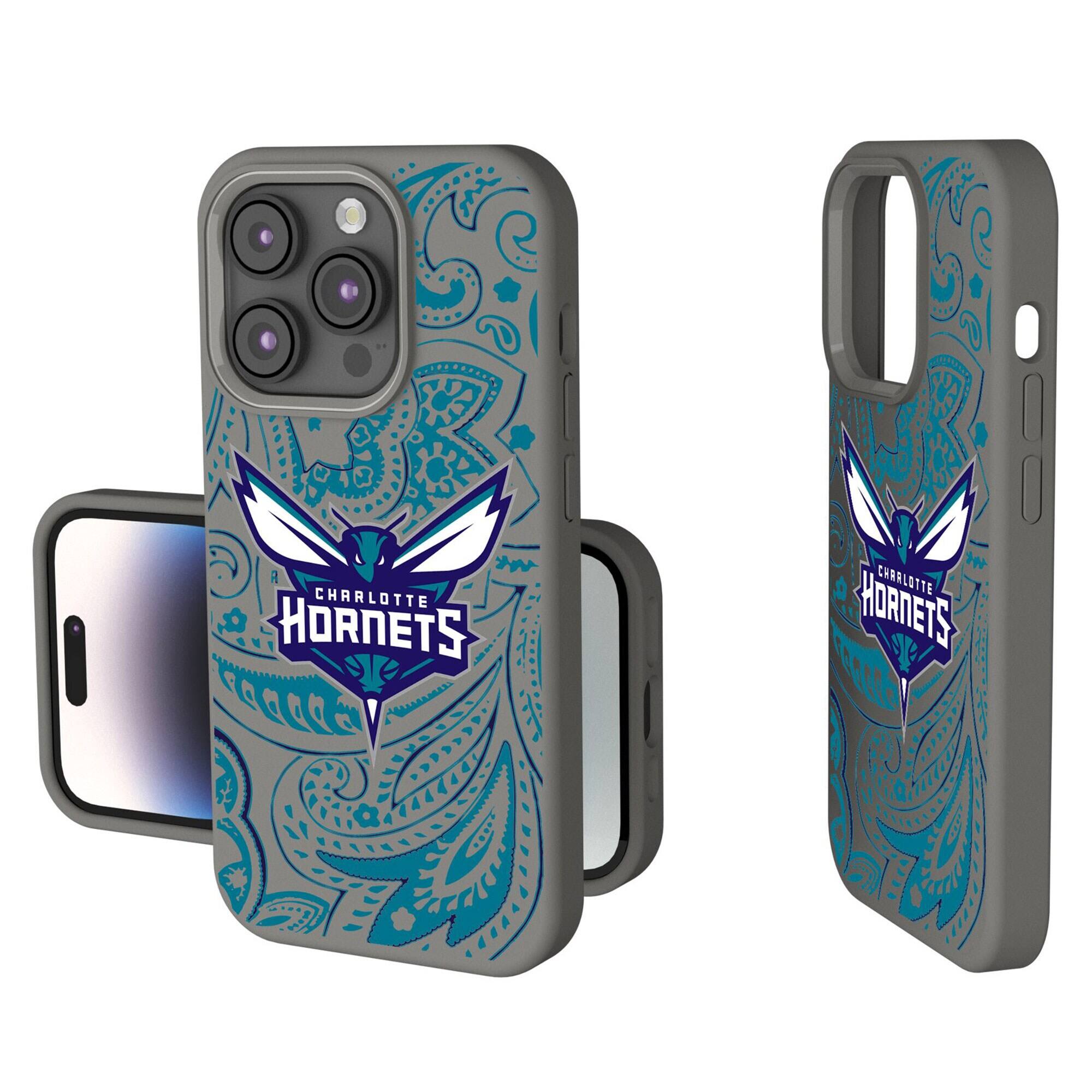 Keyscaper NBA Charlotte Hornets Paisley iPhone Soft Touch Case 15 Pro ...