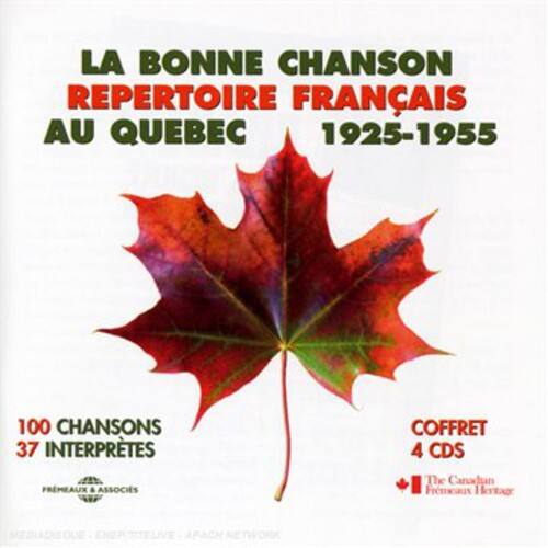 Various Artists La Bonne Chanson Au Quebec Repertoire Francais 1 ...