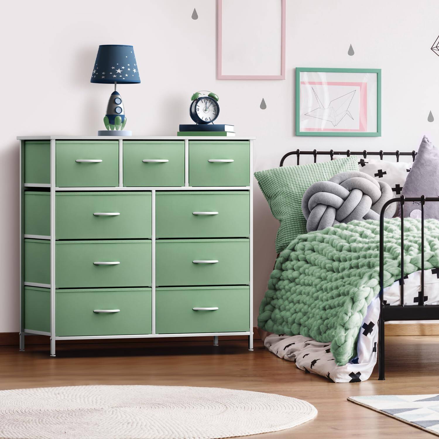 Sorbus 9 Drawers Dresser Furniture Storage for Bedroom, Closet, and ...