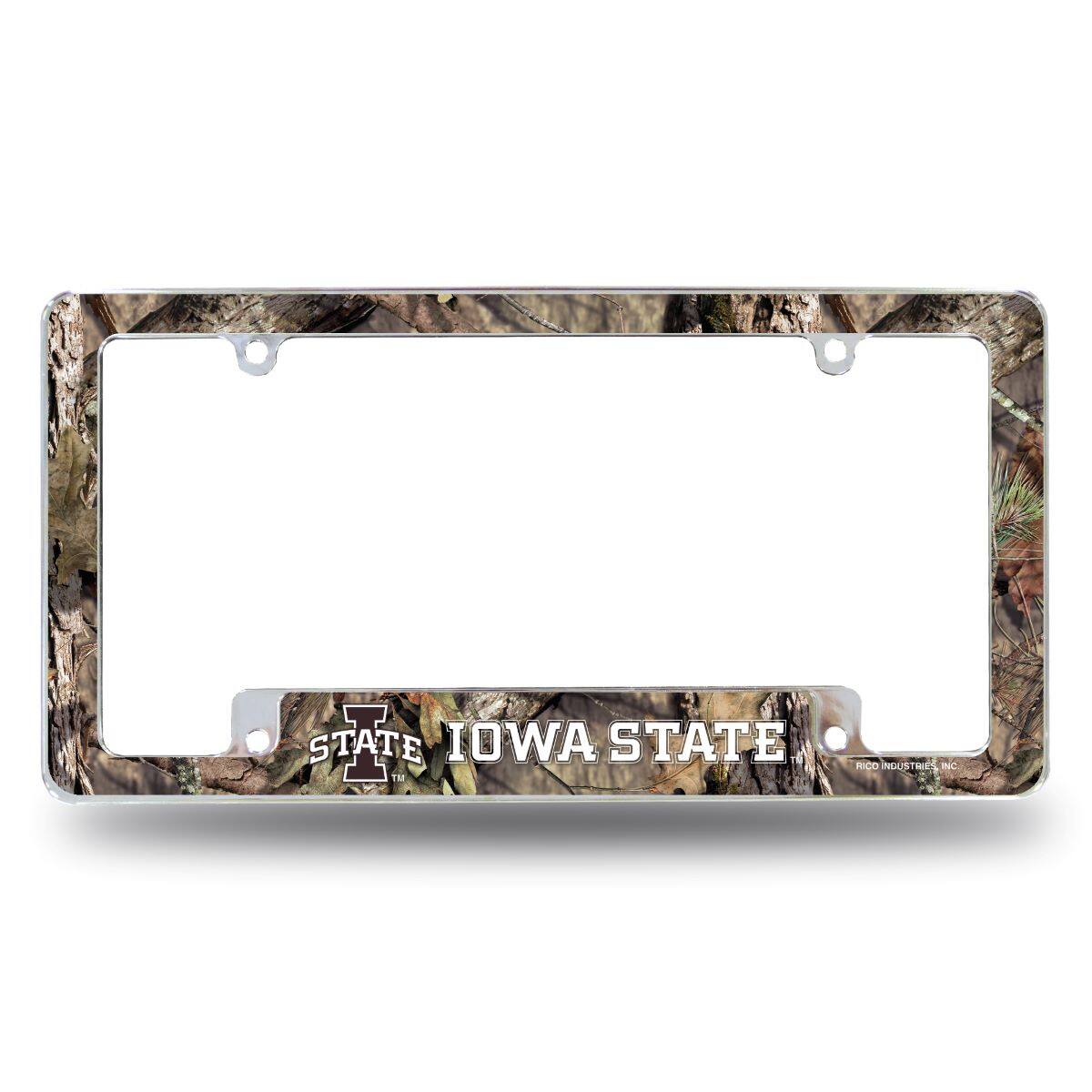 Rico Industries Iowa State Cyclones Chrome Metal License Plate Frame ...