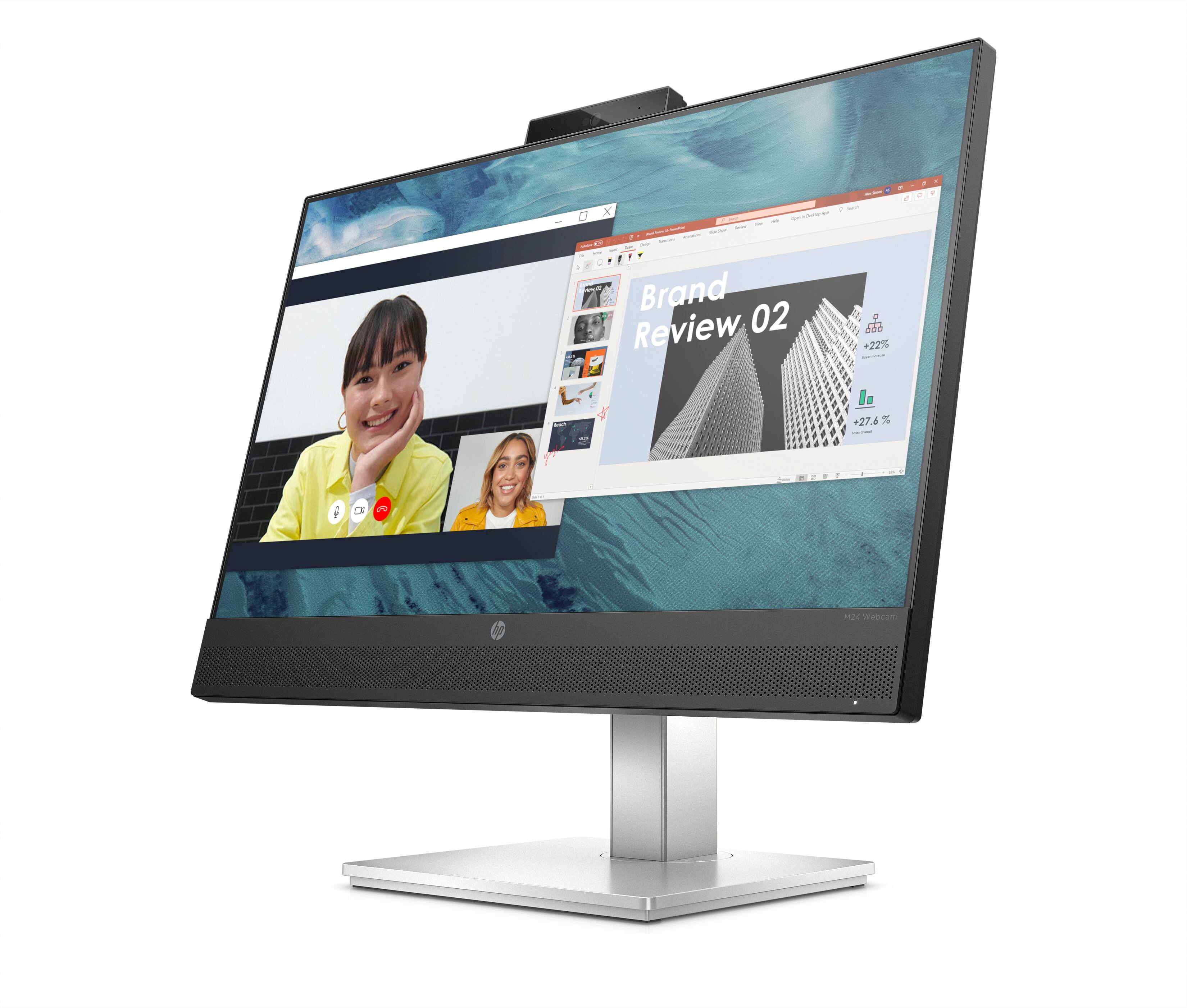 Customer Reviews: HP M24 24" IPS FHD FreeSync Webcam Monitor (HDMI ...