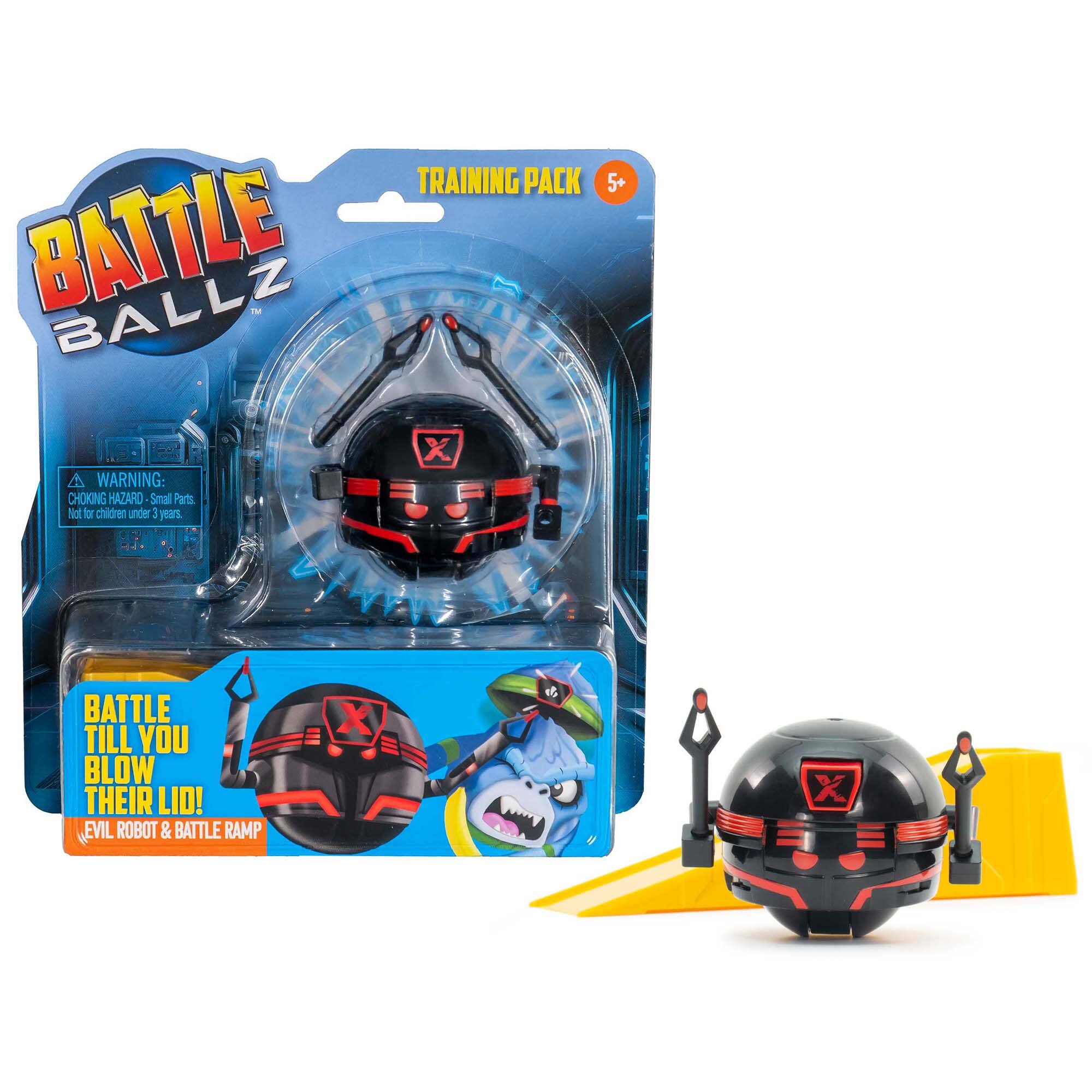 Buzz Bee Toys Battle Ballz: Training Pack Evil Robot Weapon Wielding ...