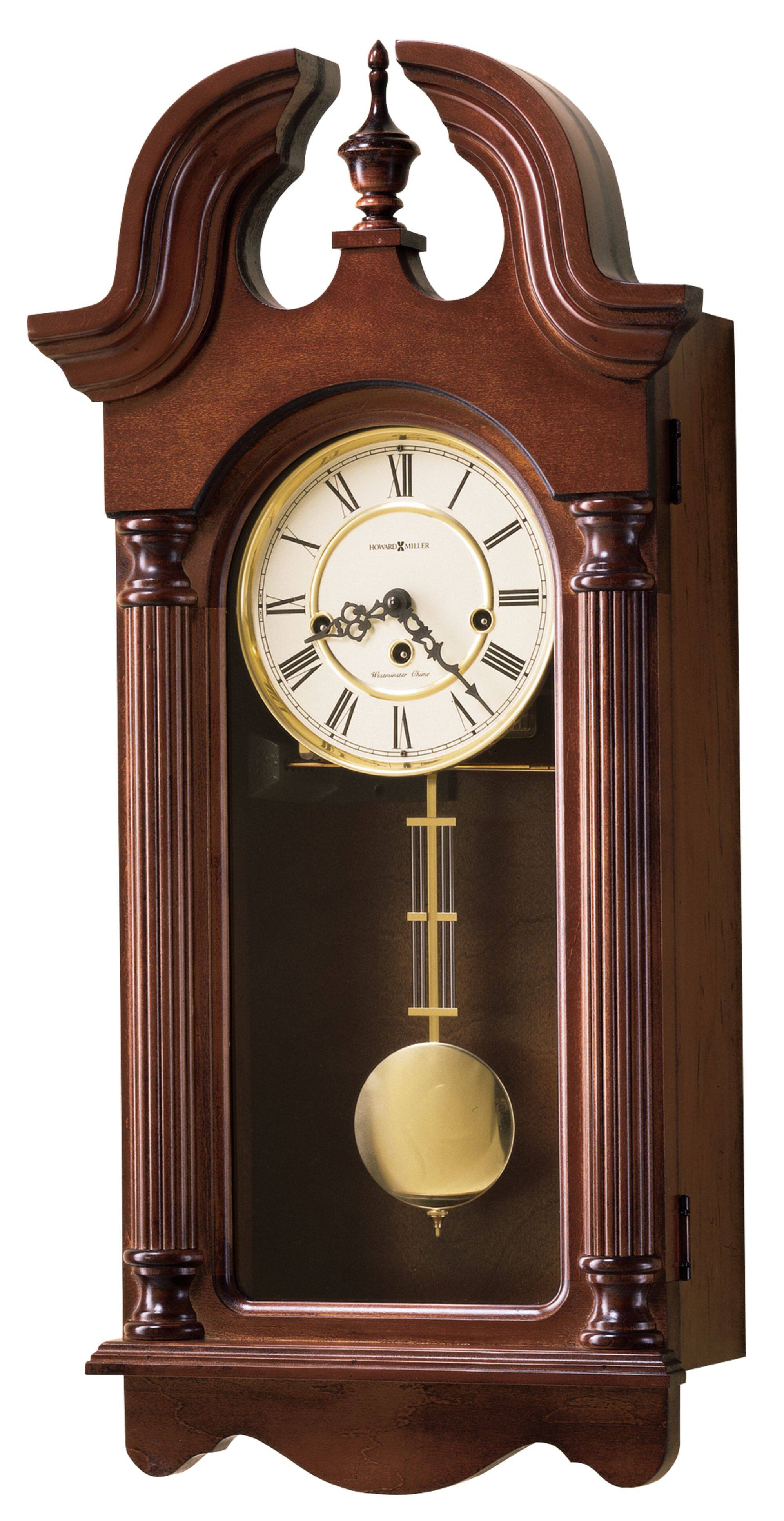 Howard Miller David Wall Clock 620234 Windsor Cherry Brown 620234 ...