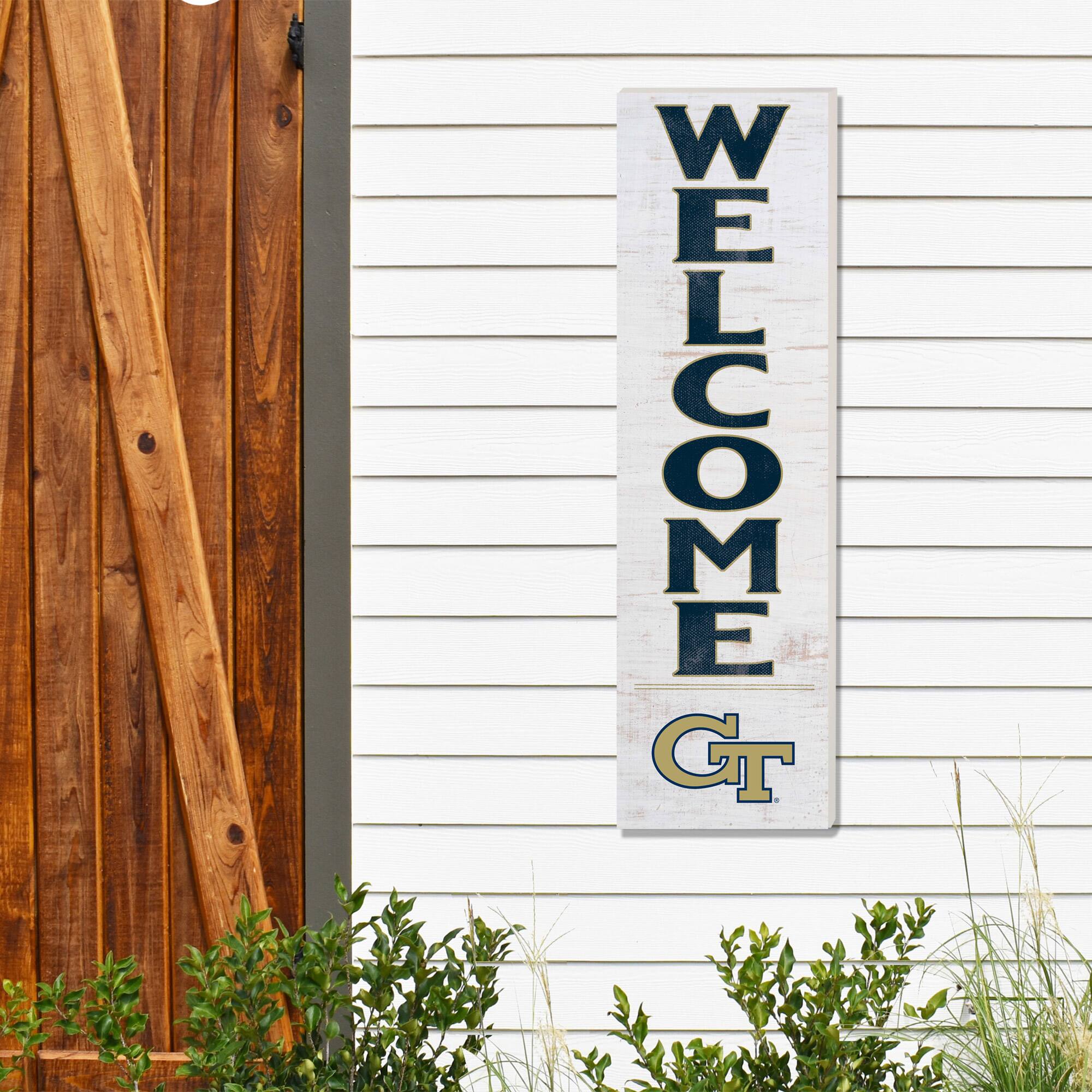 Jardine Georgia Tech Yellow Jackets 10'' x 35'' Indoor/Outdoor Welcome ...