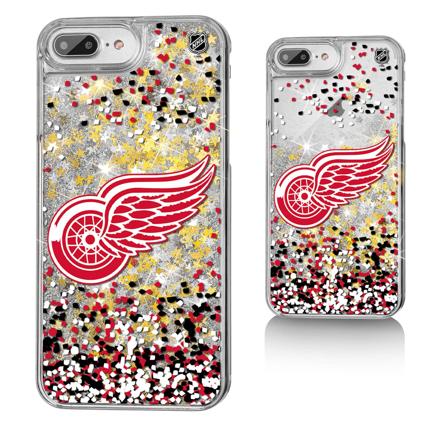 Wings Keyscaper - NHL - Detroit Red iPhone Confetti Glitter - 15 Pro ...