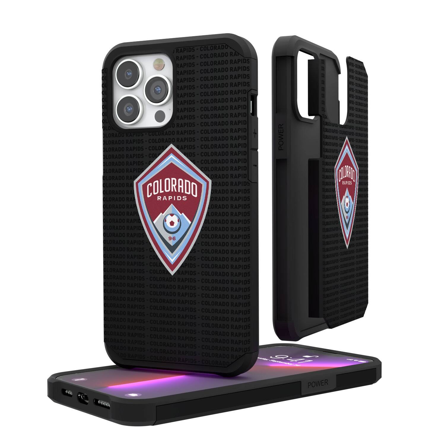 Keyscaper MLS Colorado Rapids iPhone Text Backdrop Rugged Case 14 Pro ...