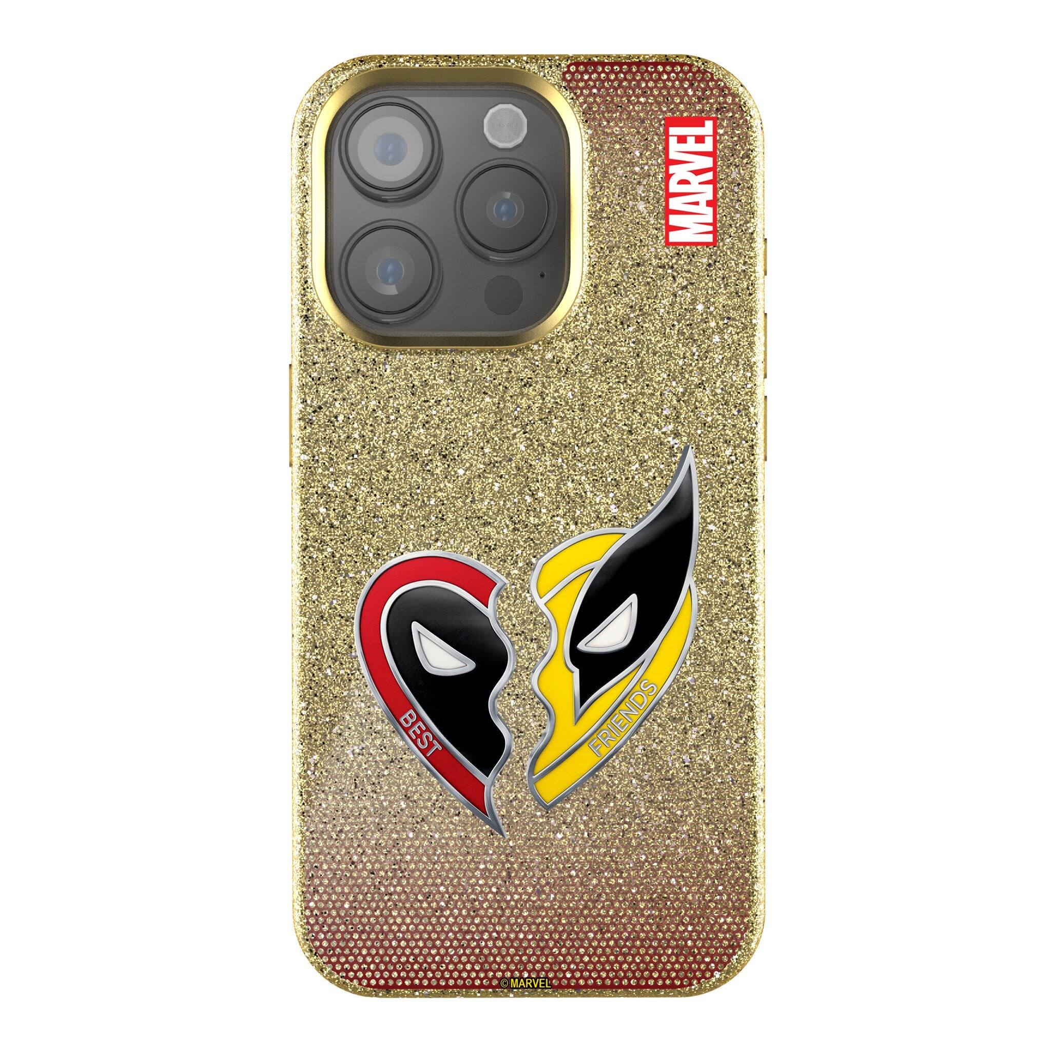 Keyscaper Marvel Grid Gold Bling Phone Case Apple iPhone 16 Plus ...