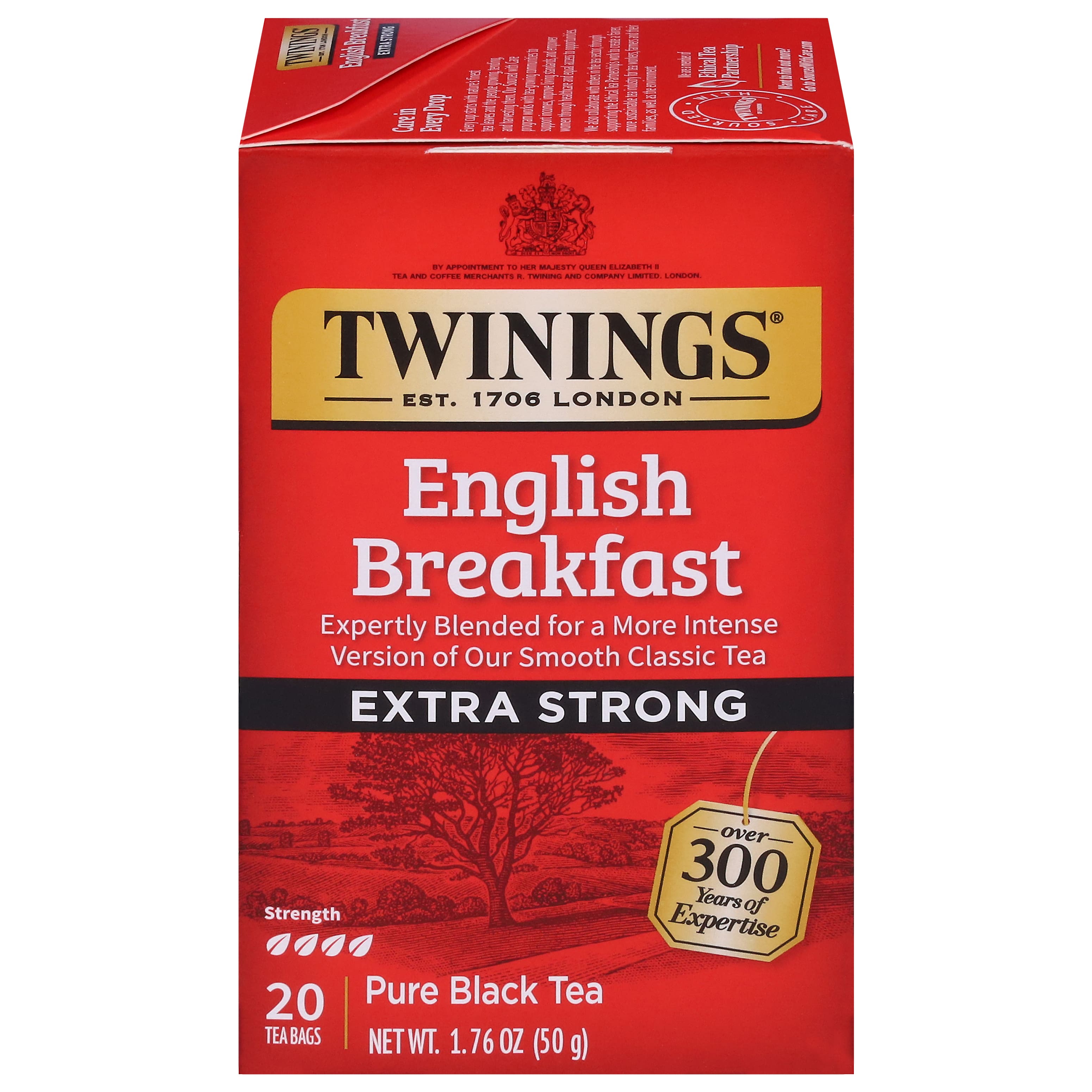 Twinings - English Breakfast Extra Bold - Case of 6 - 20 Bags - buy ...