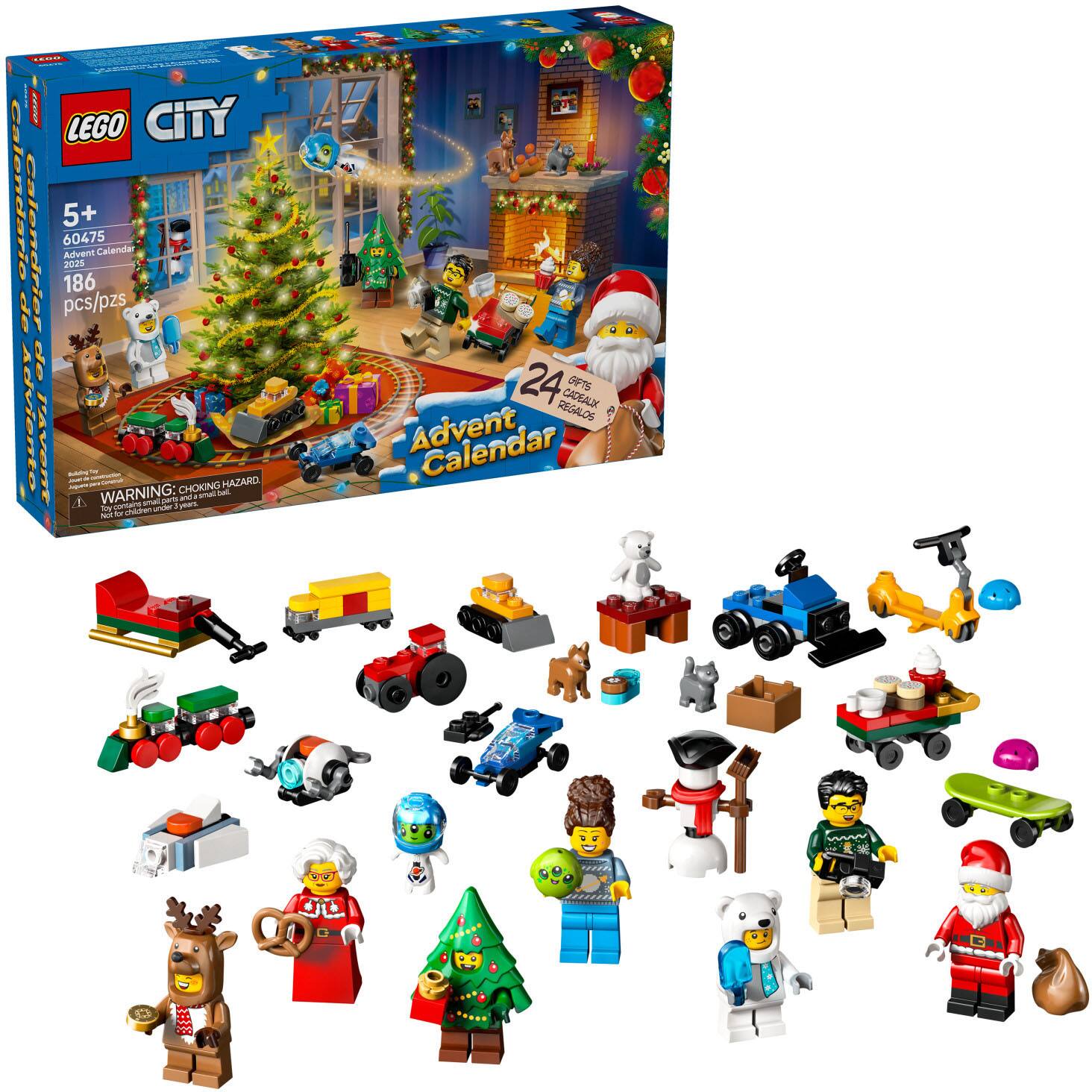 LEGO City Advent Calendar 2025 Kids Toy 60475 6526315 - Best Buy