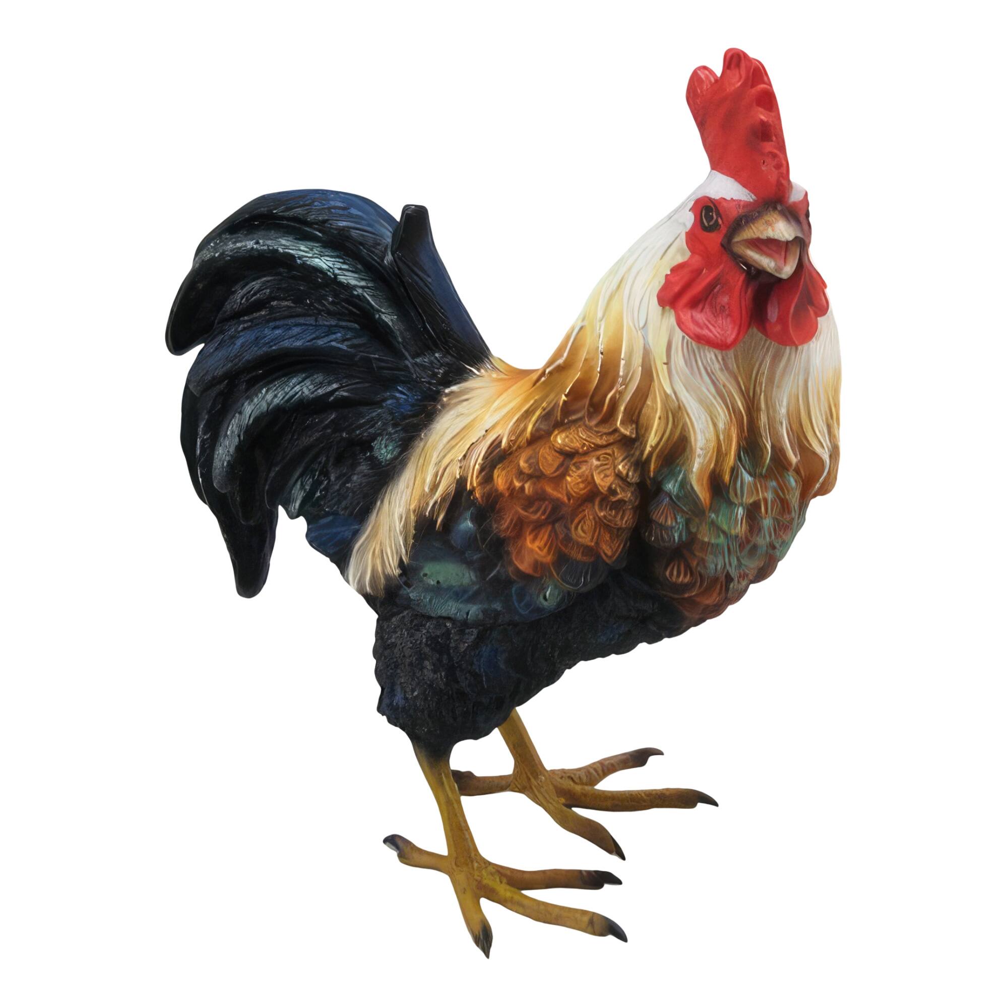 FC Design 5.5"H Head Rooster Figurine Statue Office Desk Tabletop Home ...