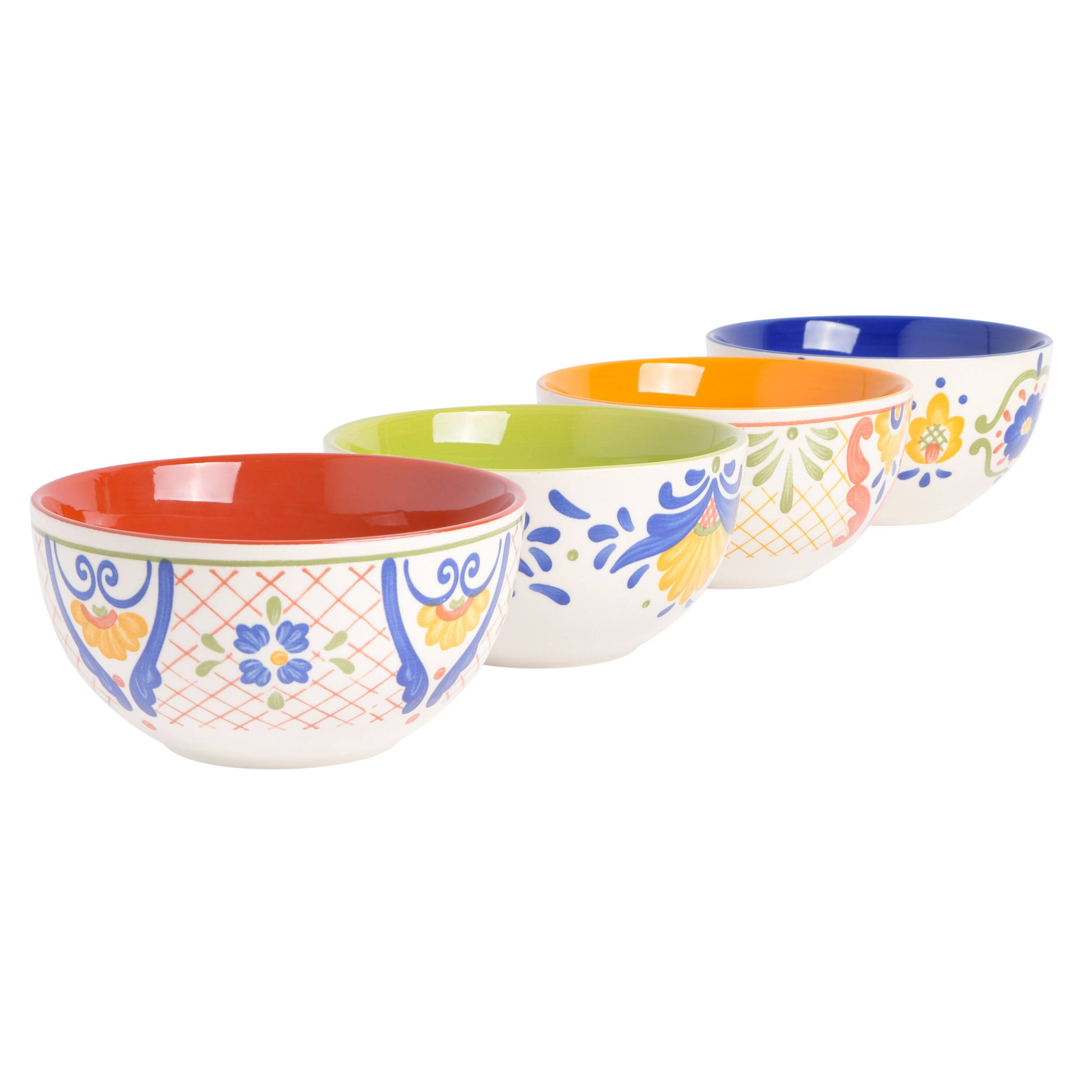 Gibson Laurie Gates Tierra 4 Piece 6 Inch Stoneware Cereal Bowl Set ...