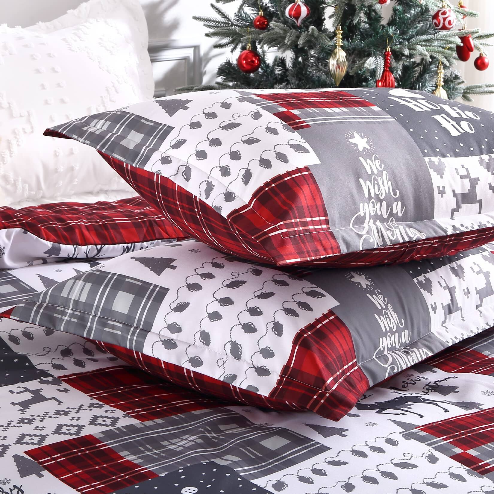 PO3TICJUNKI3 Christmas Duvet Cover King Soft Microfiber Covers ...
