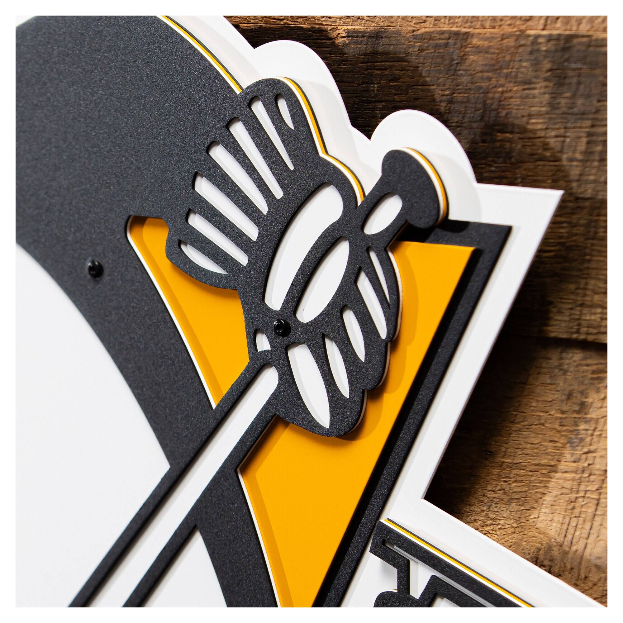 Evergreen Enterprises Pittsburgh Penguins 23" Layered Metal Wall Art ...