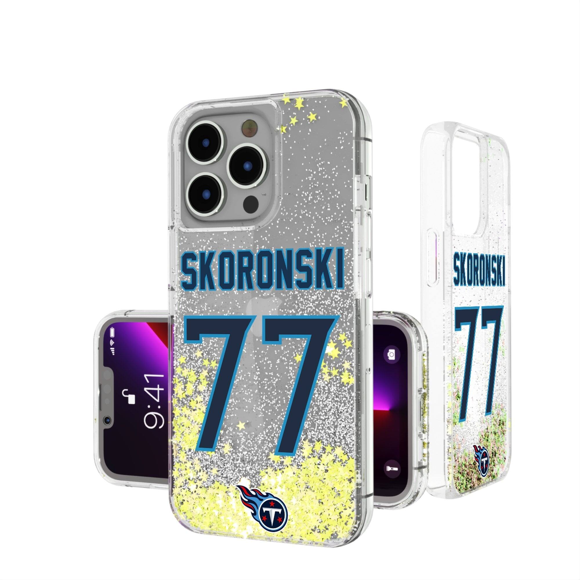 Keyscaper NFL Peter Skoronski Tennessee Titans iPhone Glitter Phone ...