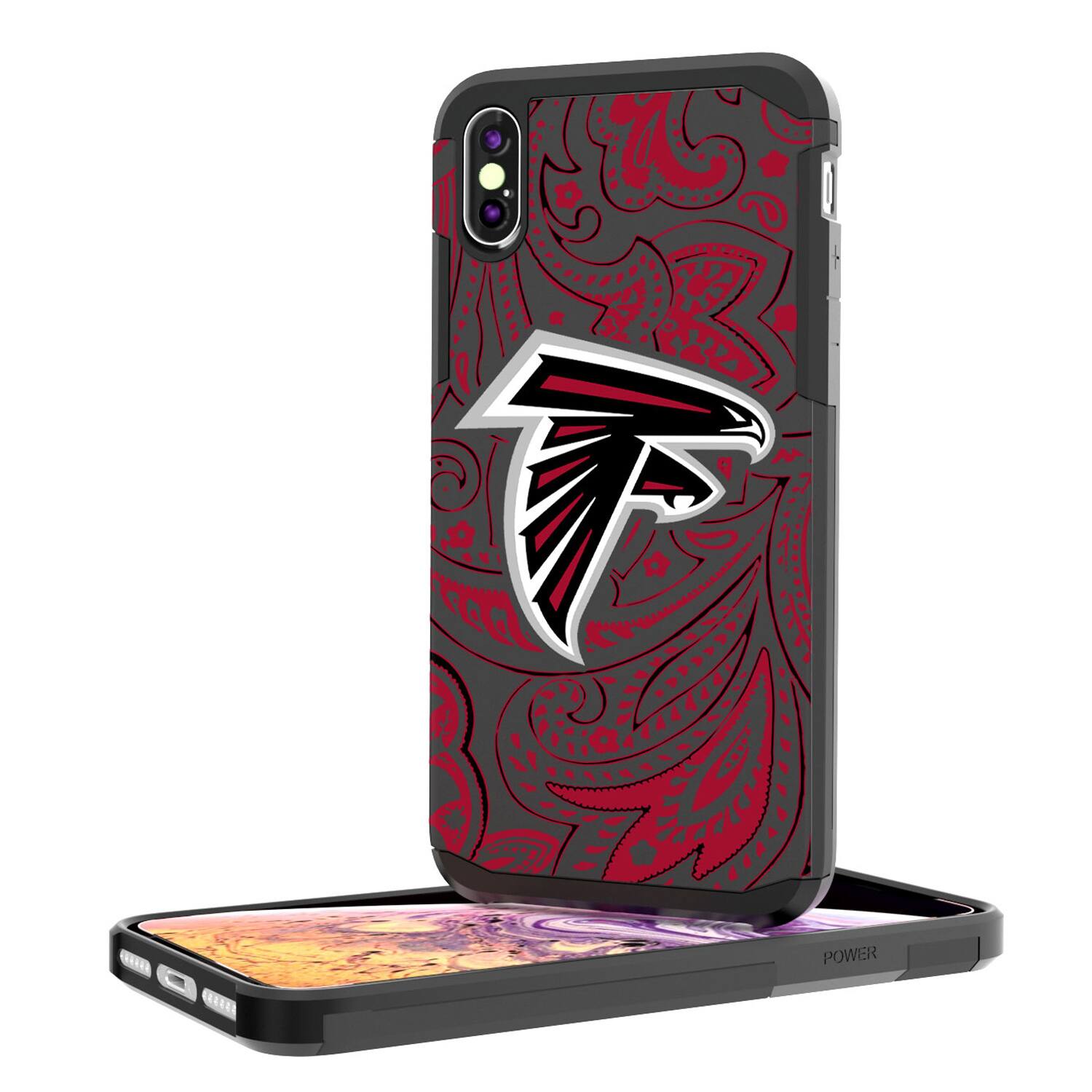 Keyscaper NFL Atlanta Falcons iPhone Rugged Paisley Design Case 13 ...