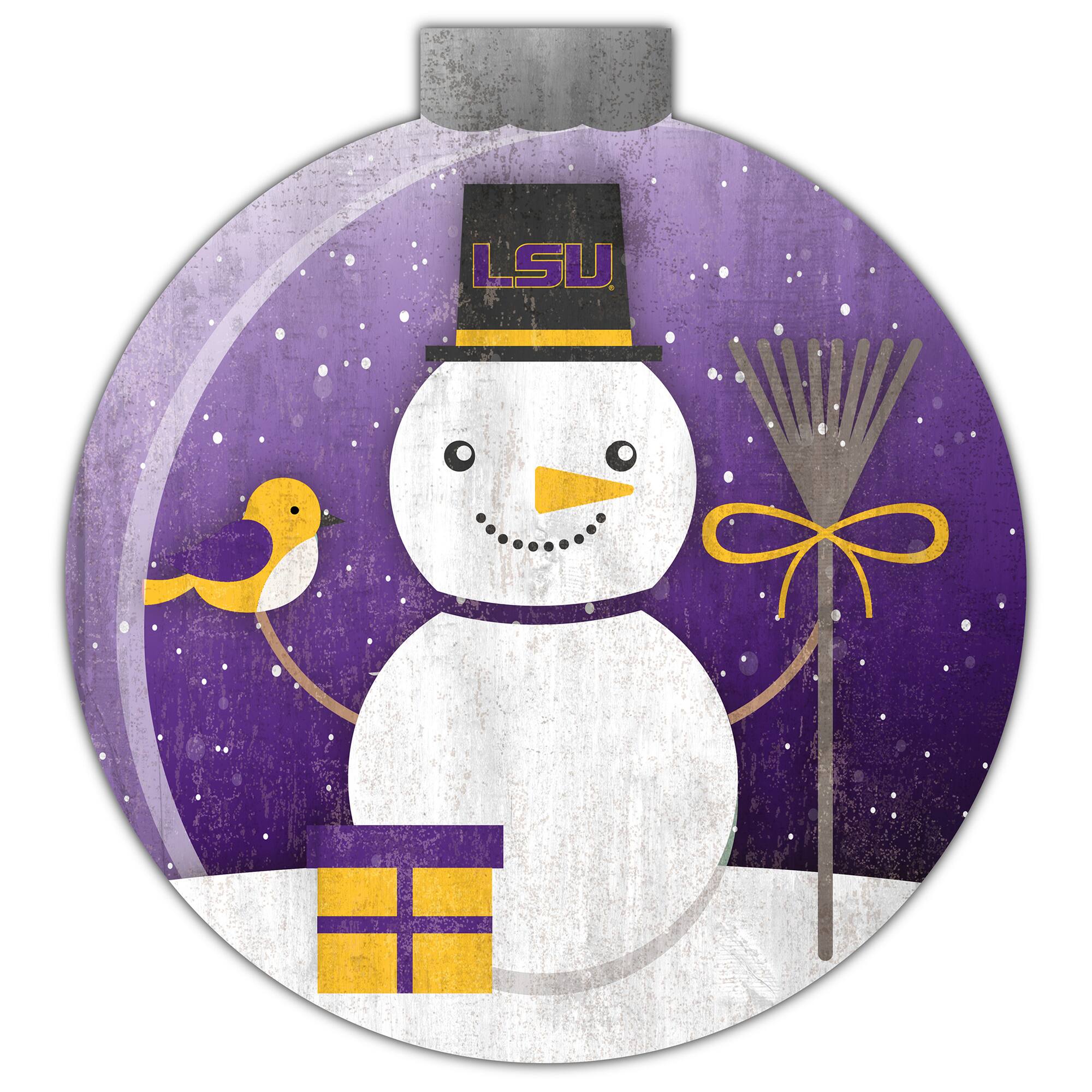 Fan Creations LSU Tigers 12'' Snow Globe Wall Art Multicolor 5038044 ...