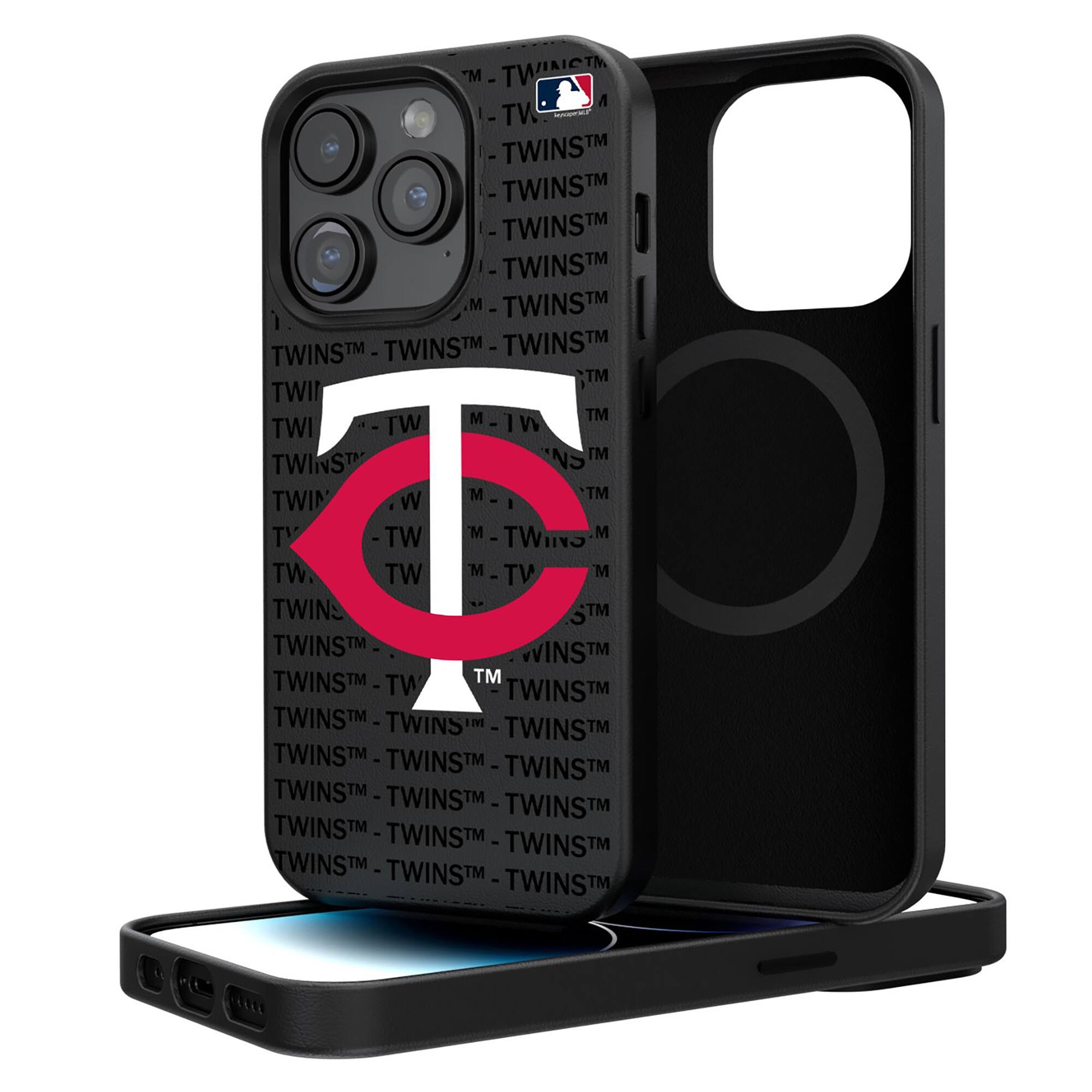 Keyscaper MLB Minnesota Twins Primary Logo iPhone Magnetic Bump Case 14 ...