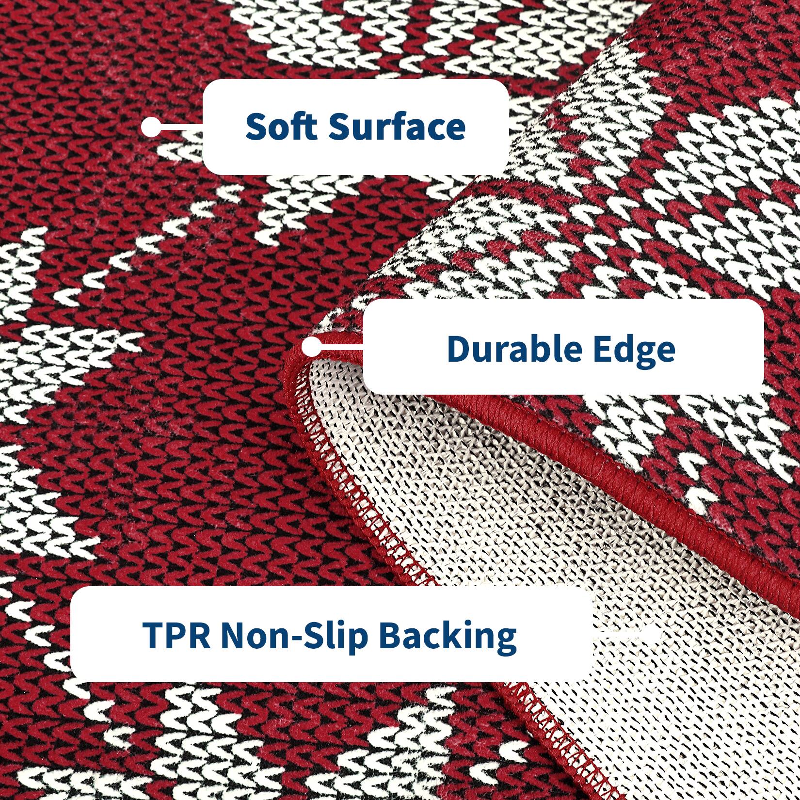 Acekool Christmas 2'x3' Entryway Washable Rug Indoor Front Door Mat Rug ...