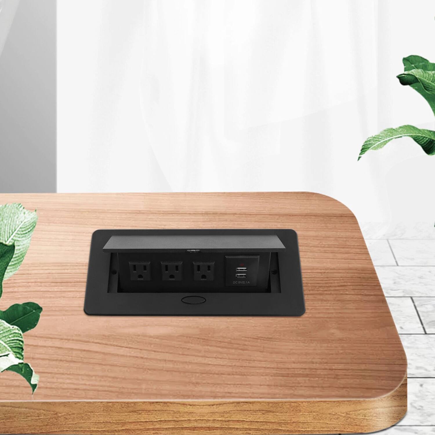 Stock Preferred 3 Outlet Pop Up Power Box with 2 USB Ports – Hidden ...