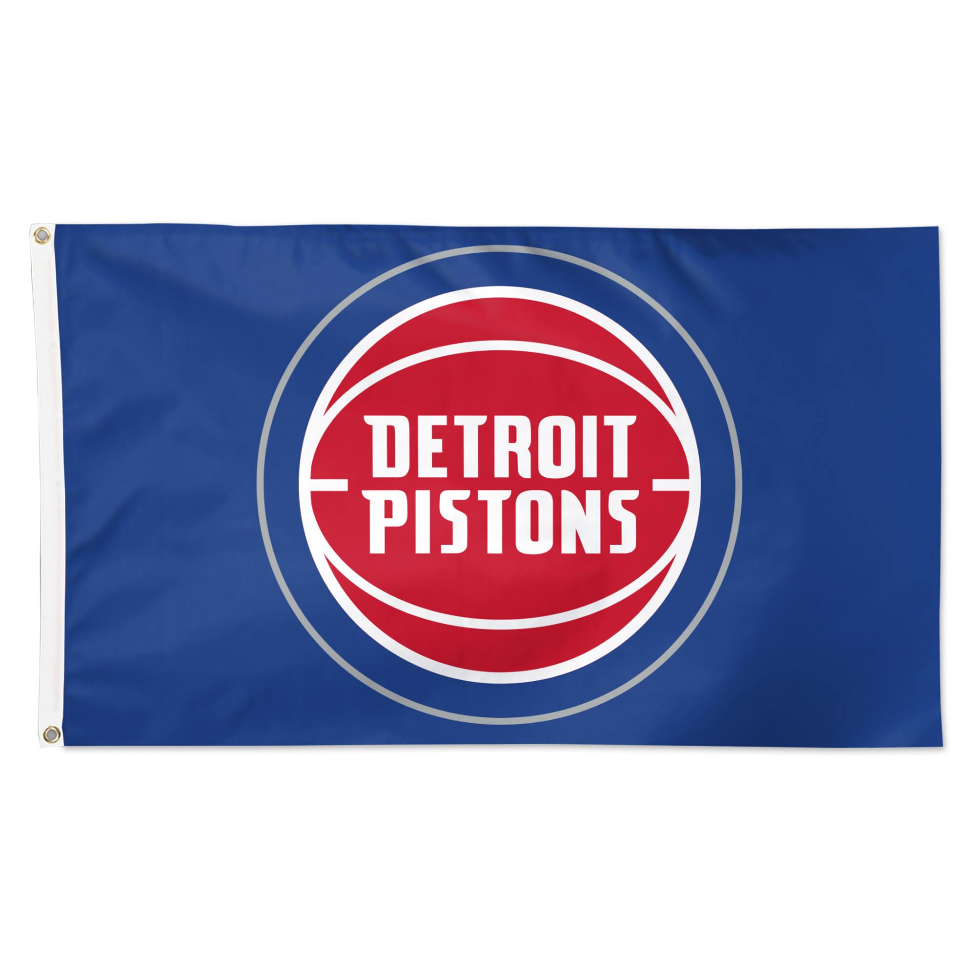 WinCraft Detroit Pistons 3' x 5' Primary Logo Single Sided Flag ...