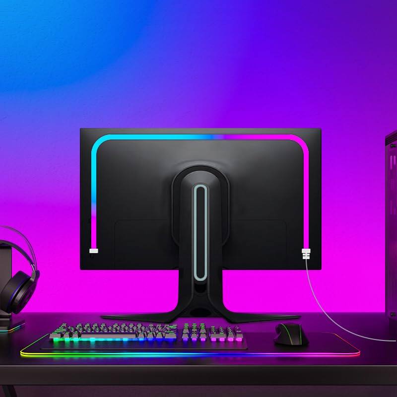 Earthley Blooms Monitor Led Backlights Strip Light Sync With Screen ...