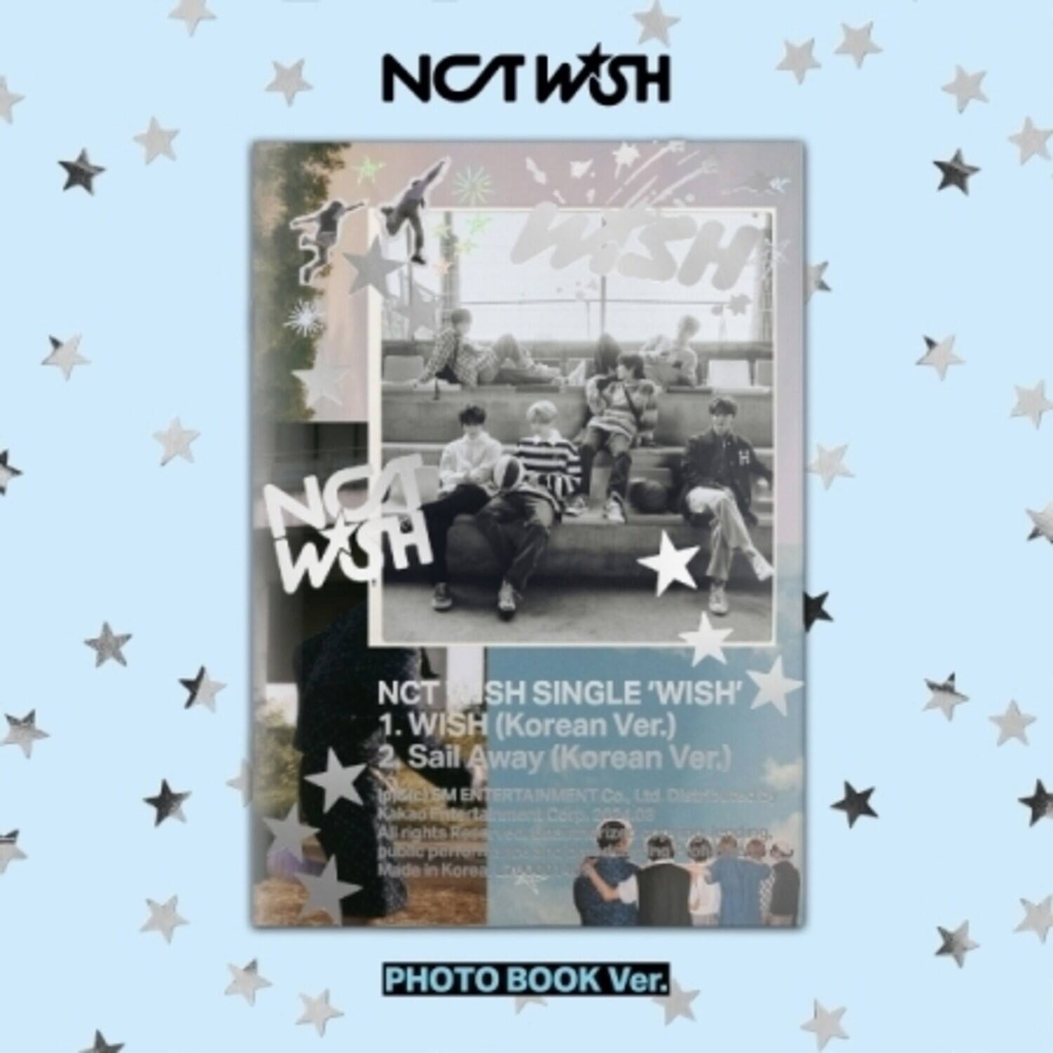 NCT Wish Wish Photobook Version incl. 88pg Photobook, Postcard, Photo ...