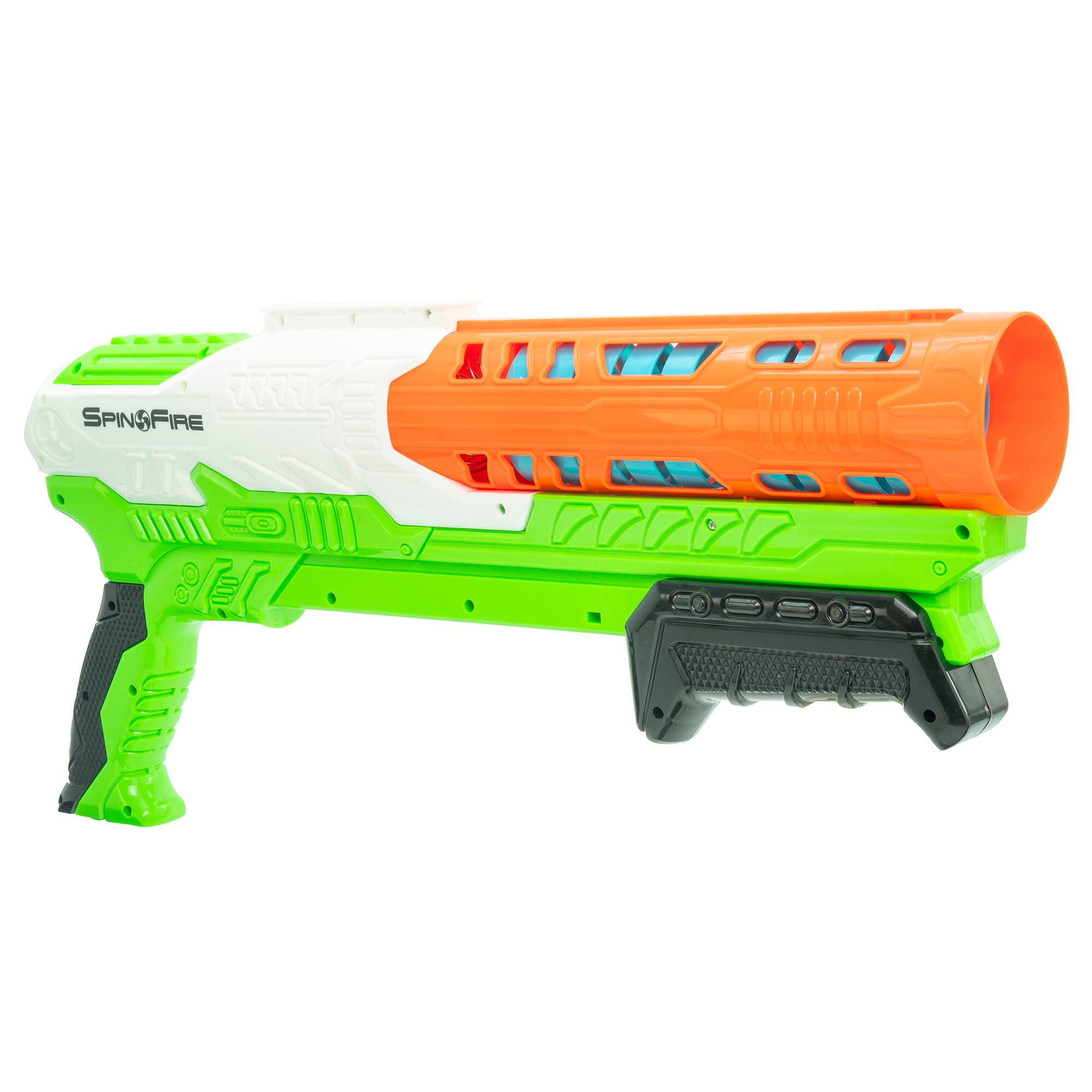 Buzz Bee Toys Air Warriors: Spin Fire Blaster, 10 Spinners Darts ...