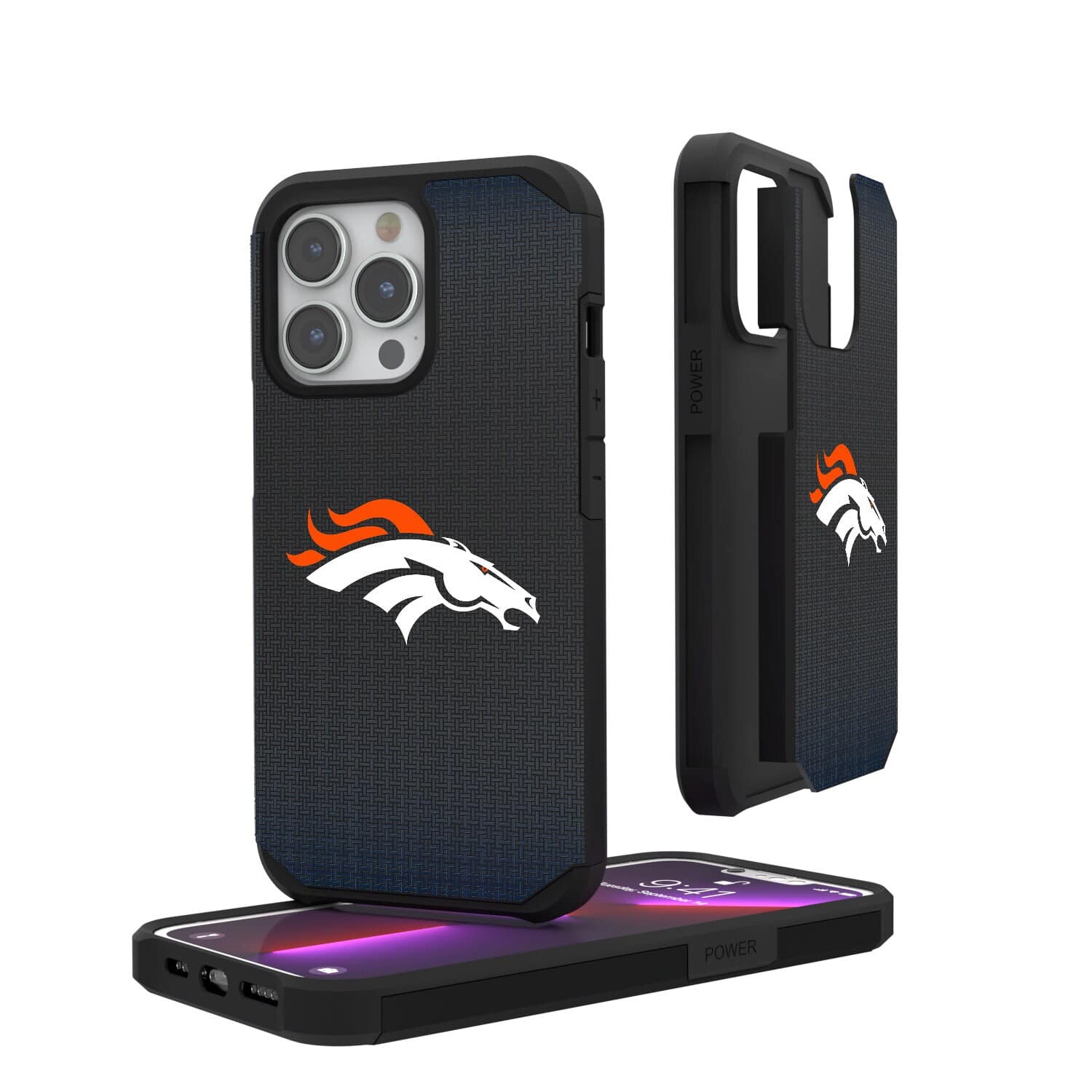 NFL Keyscaper - - Denver Broncos - Linen Logo iPhone Rugged - 13 ...
