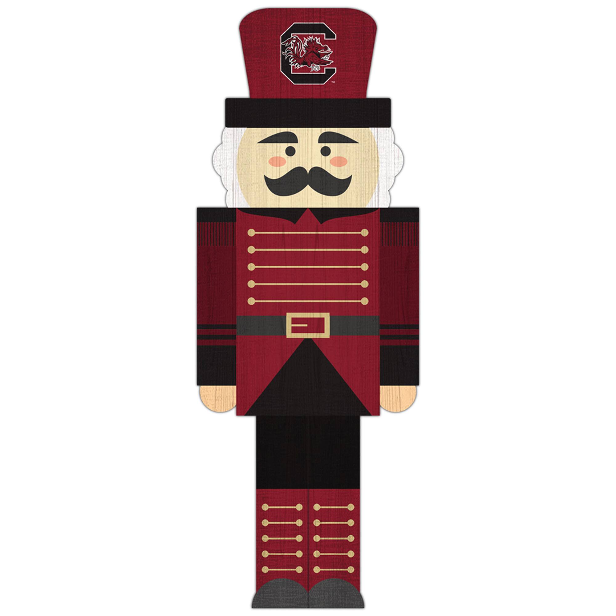 Fan Creations South Carolina Gamecocks 31'' Nutcracker Leaner ...