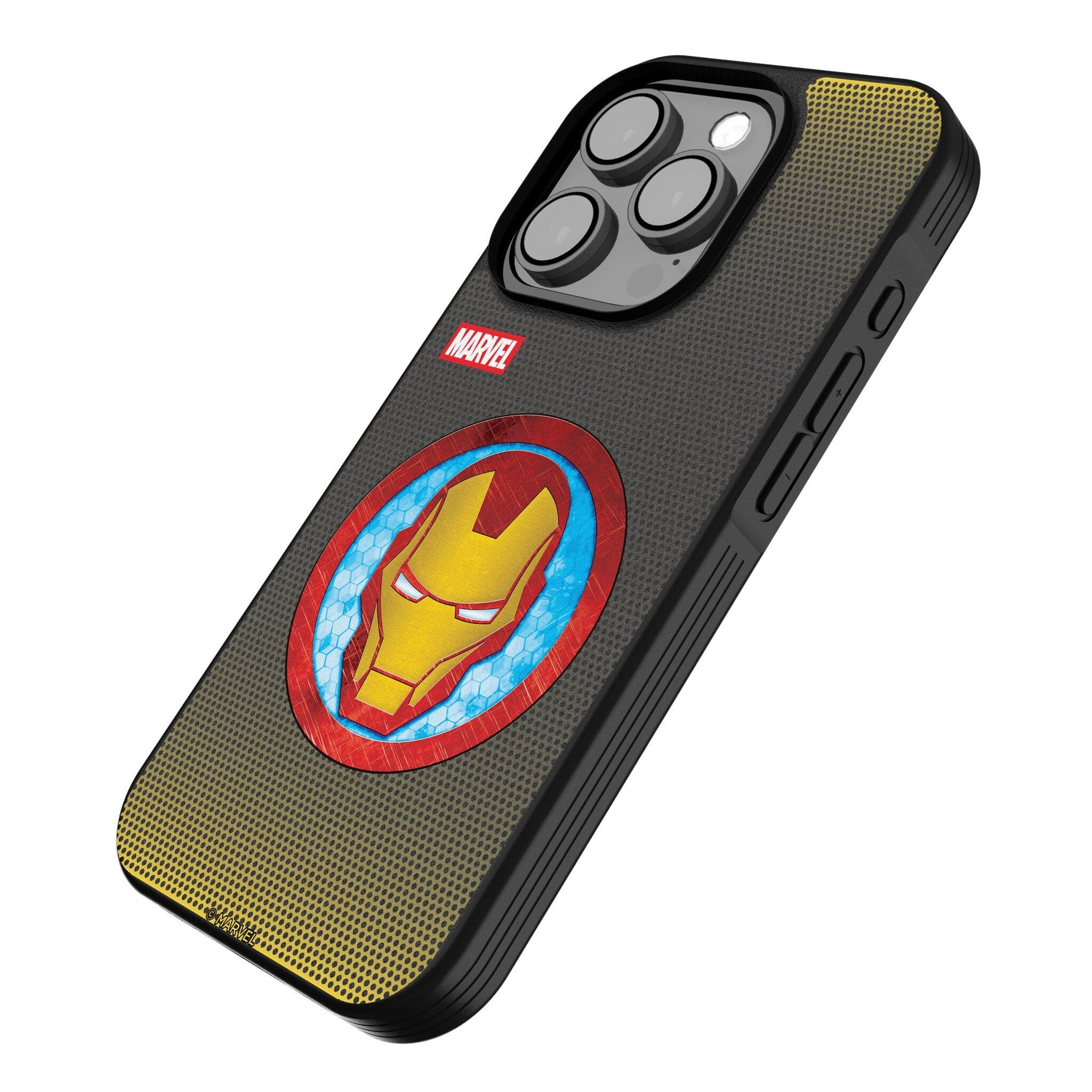 Keyscaper Marvel Grid Bump Phone Case Apple iPhone 16 Pro Iron Man ...