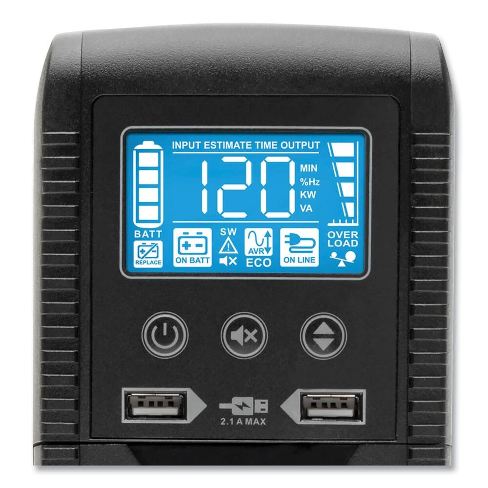 Tripp Lite ECO1500LCD ECO Series 1440 VA 316 J 10 Outlet Desktop UPS Systems with USB Monitoring ...