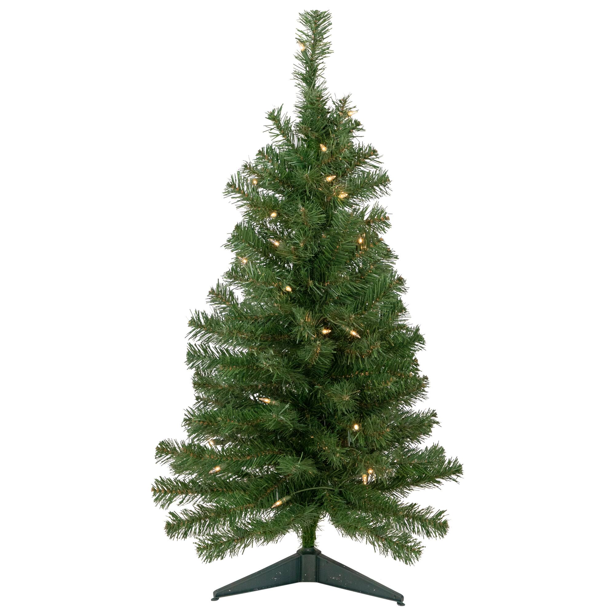 Northlight Pre Lit Medium Oakridge Noble Fir Artificial Christmas Tree ...