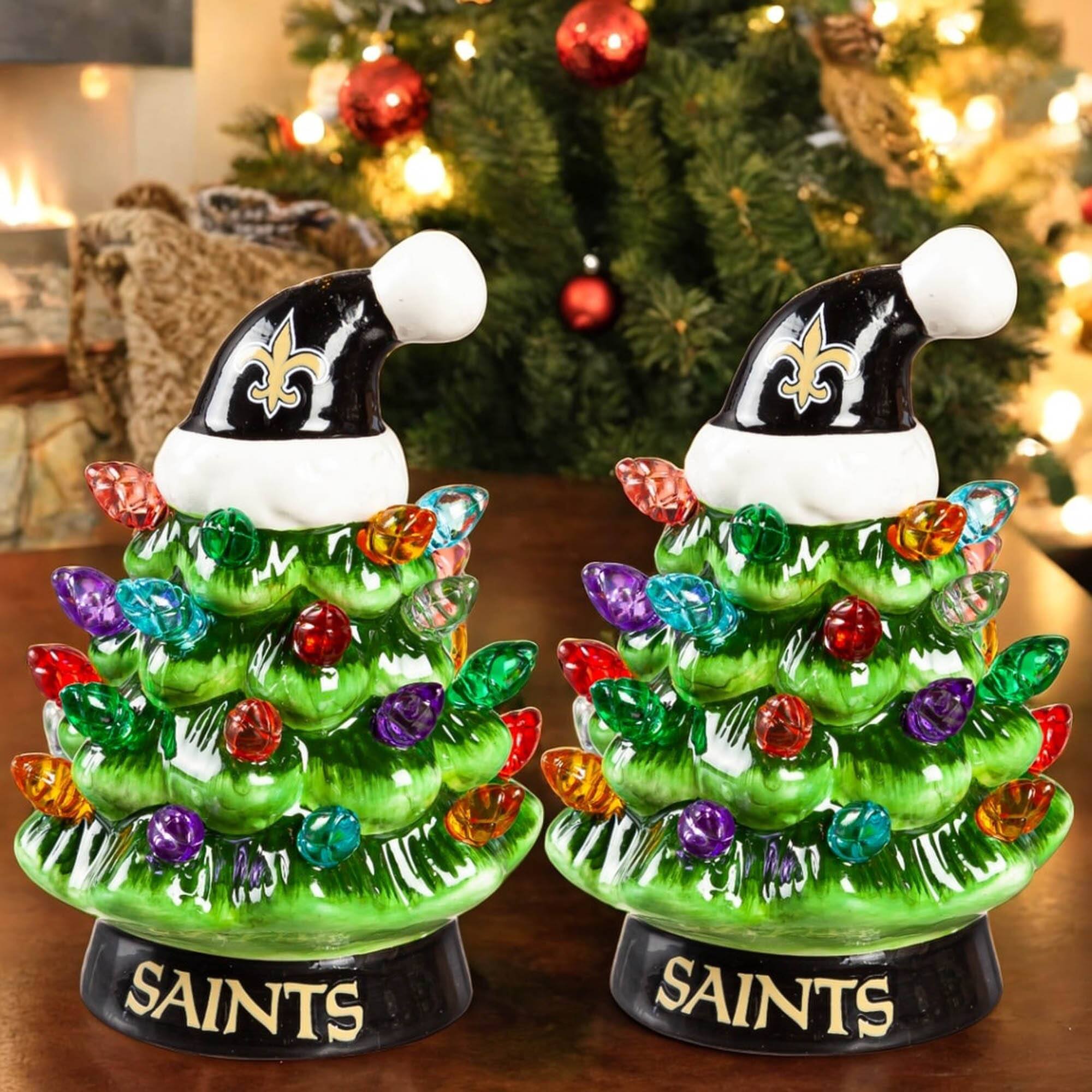 Evergreen Enterprises New Orleans Saints 2 Pack 4" Ceramic LED ...