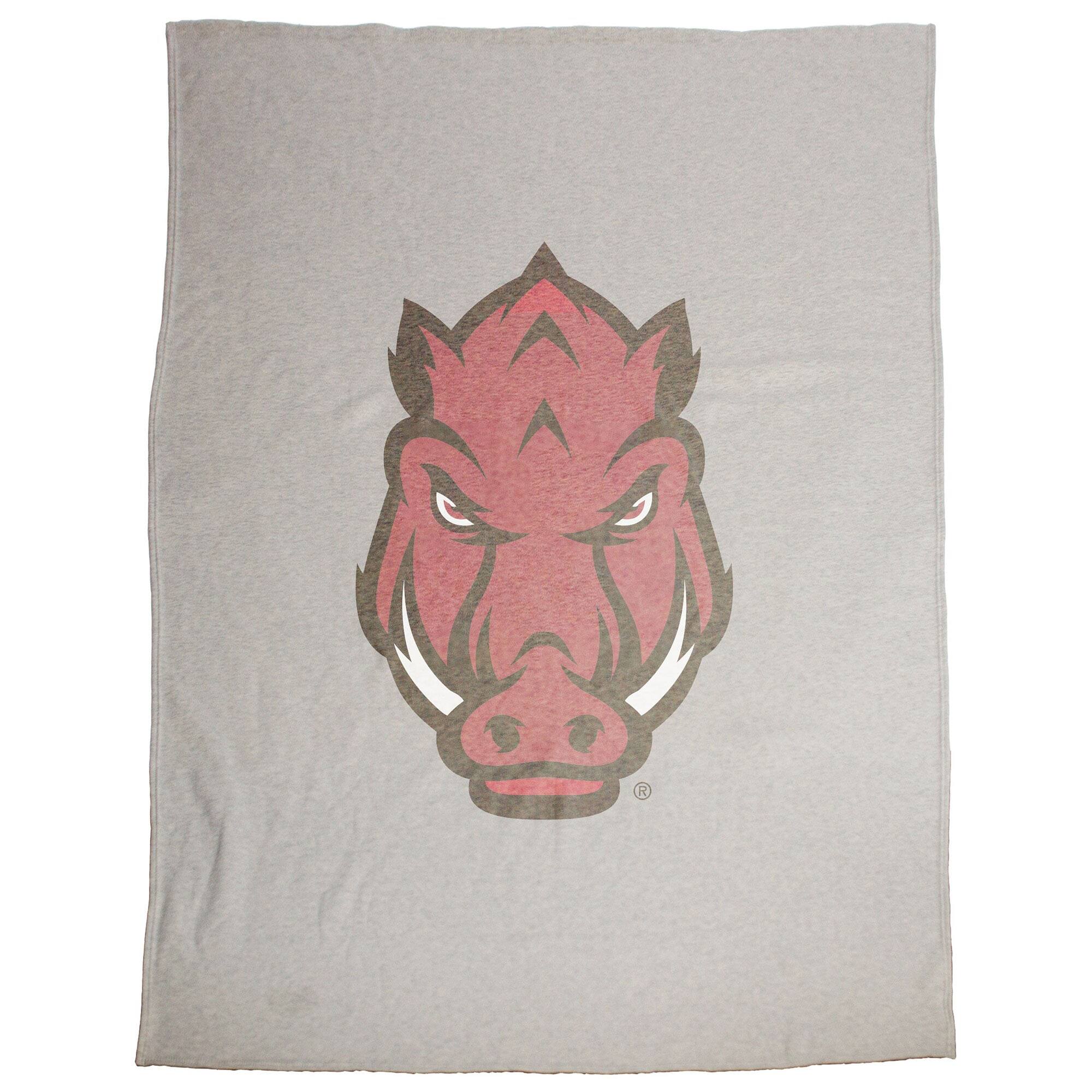 Logo Brands Arkansas Razorbacks 54" x 84" Sweatshirt Blanket Multicolor ...