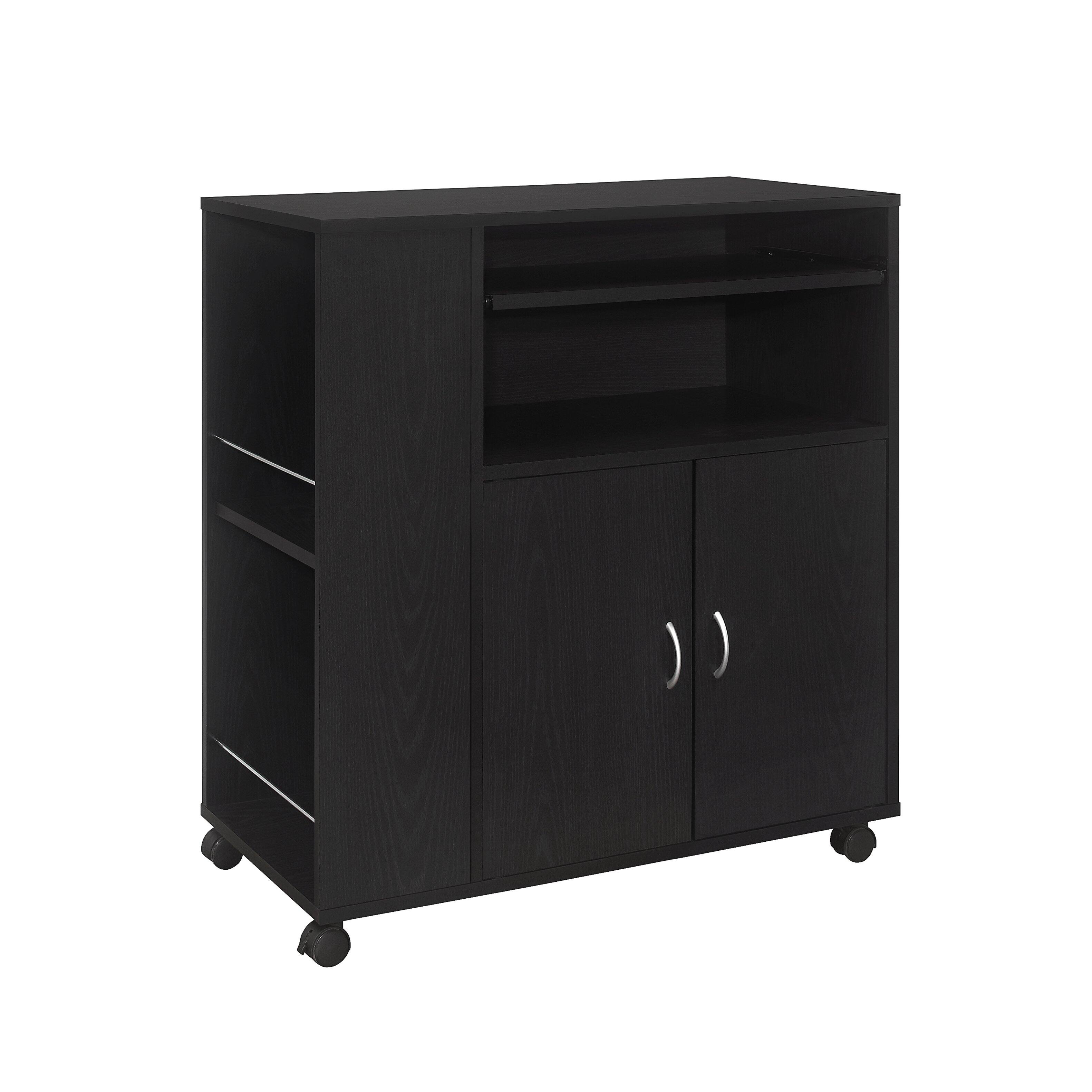 Kings Brand Furniture Alaina Kitchen Island Rolling Cart on Wheels with ...