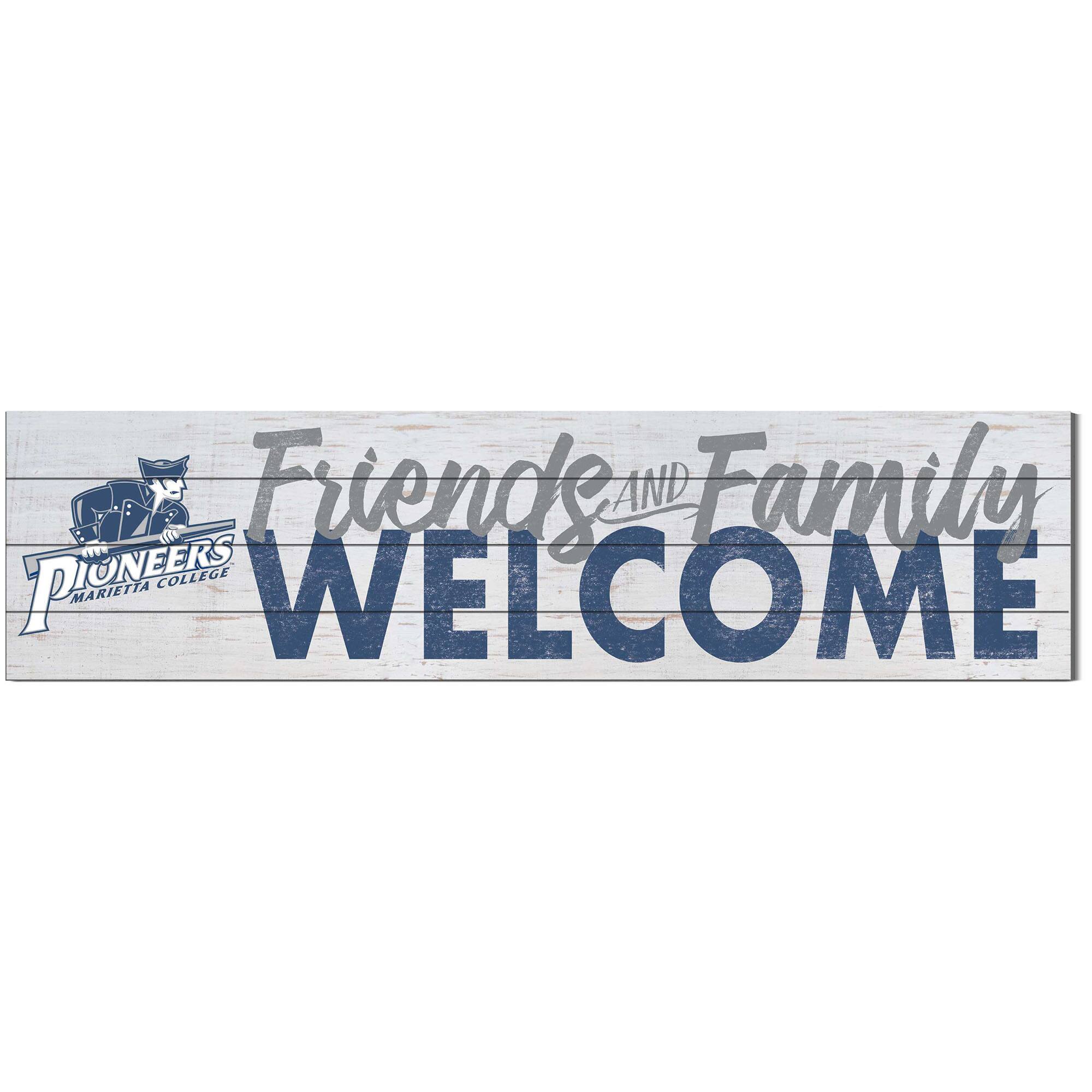 Jardine Marietta College Pioneers 10'' x 40'' Friends & Family Welcome ...