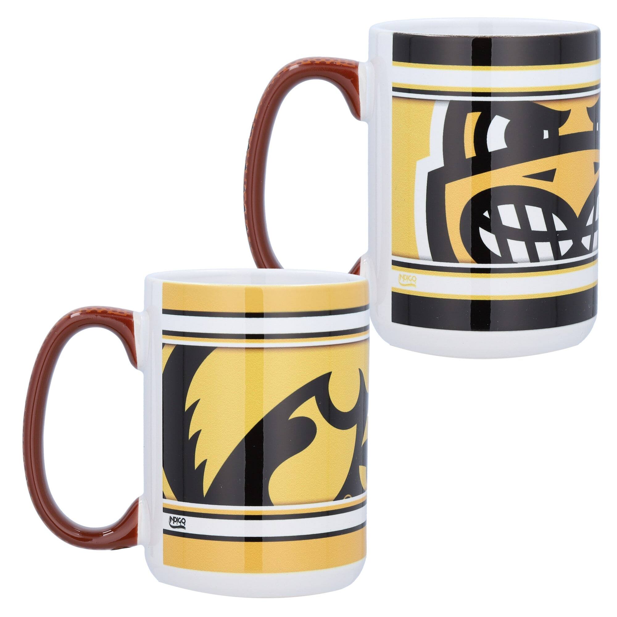 Indigo Falls Iowa Hawkeyes 15oz. Home & Away 2 Pack Mug Set Multicolor ...