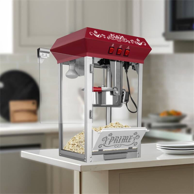 HTUTWOO Popcorn Maker Machine 12oz Stainless Steel Kettle Popcorn ...