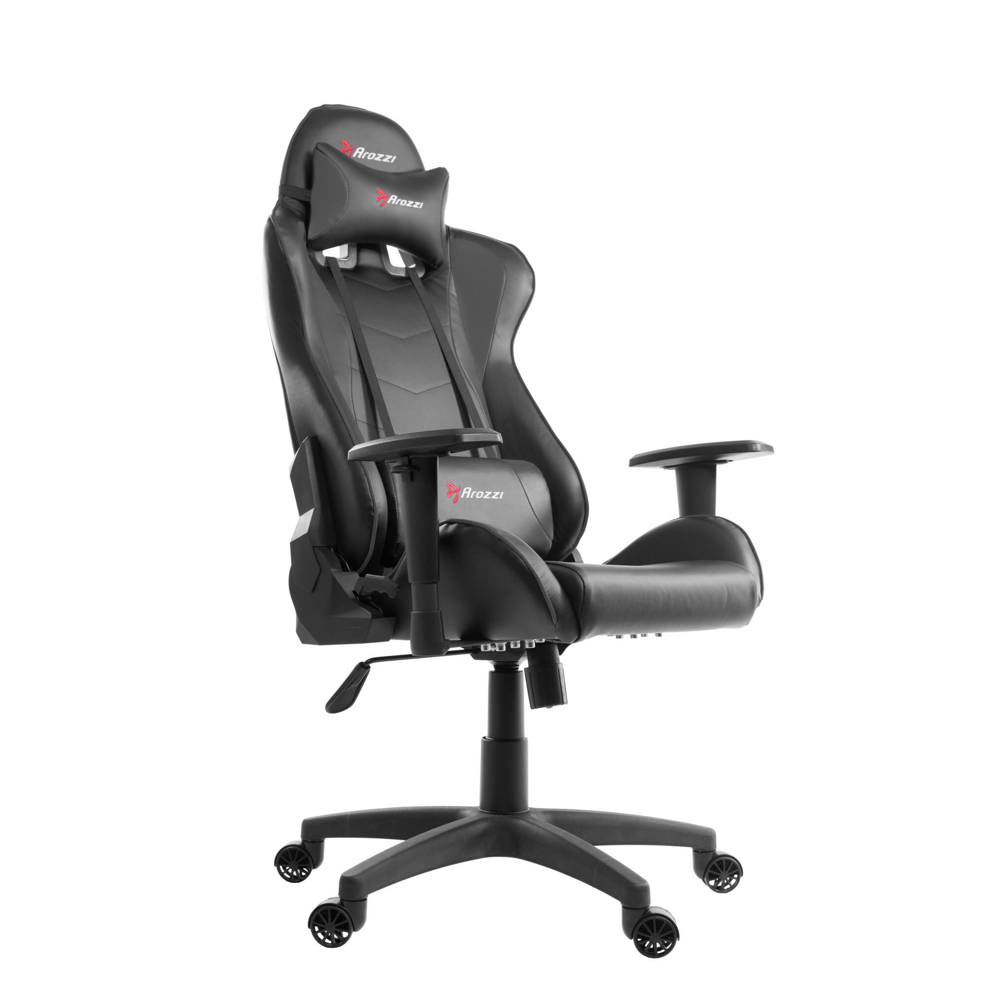 Customer Reviews: Arozzi Forte PU Leather Ergonomic Gaming Chair Black ...