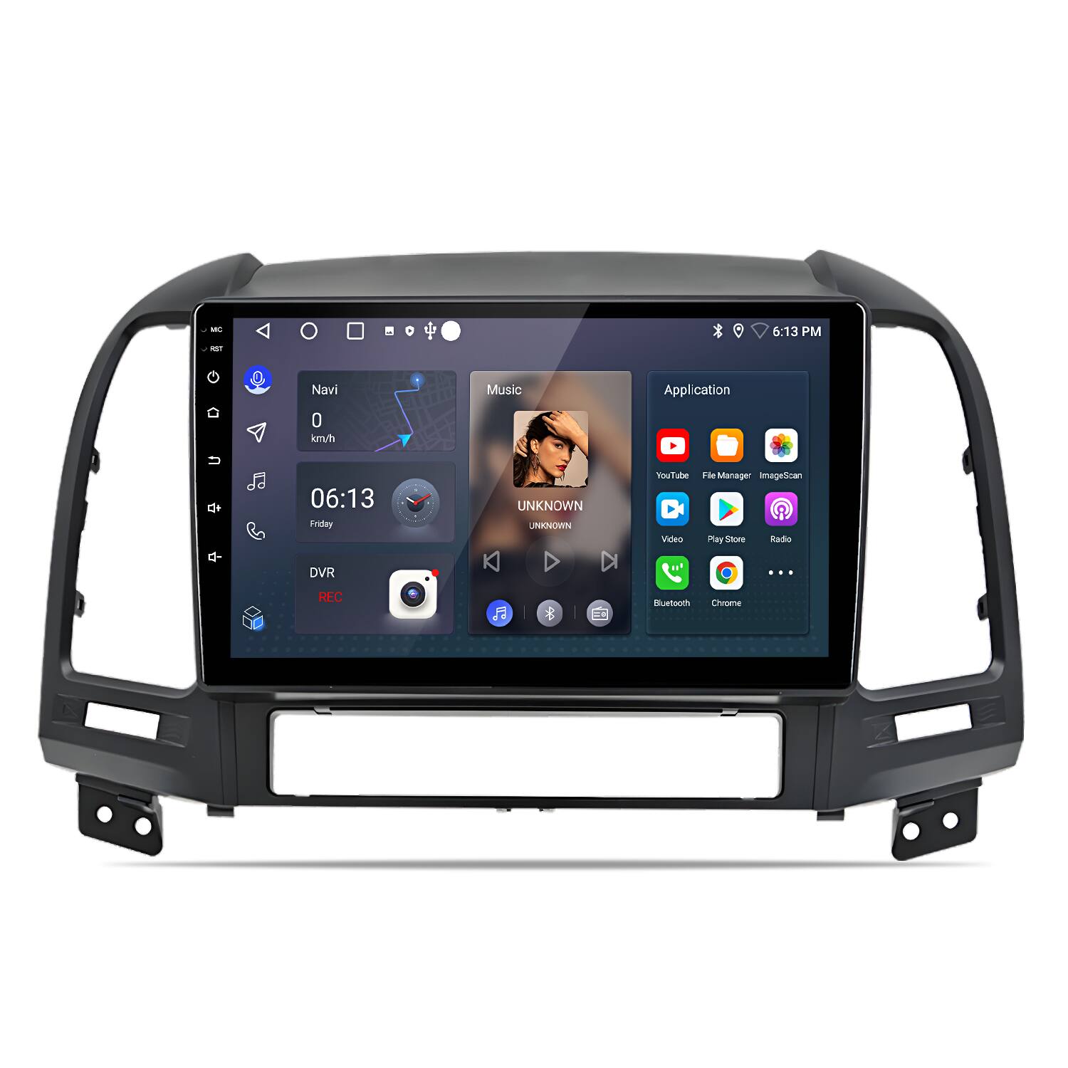 Junsun For Hyundai Santa Fe 2 2006 2012 4+64GB 8 Core Carplay Android15 ...