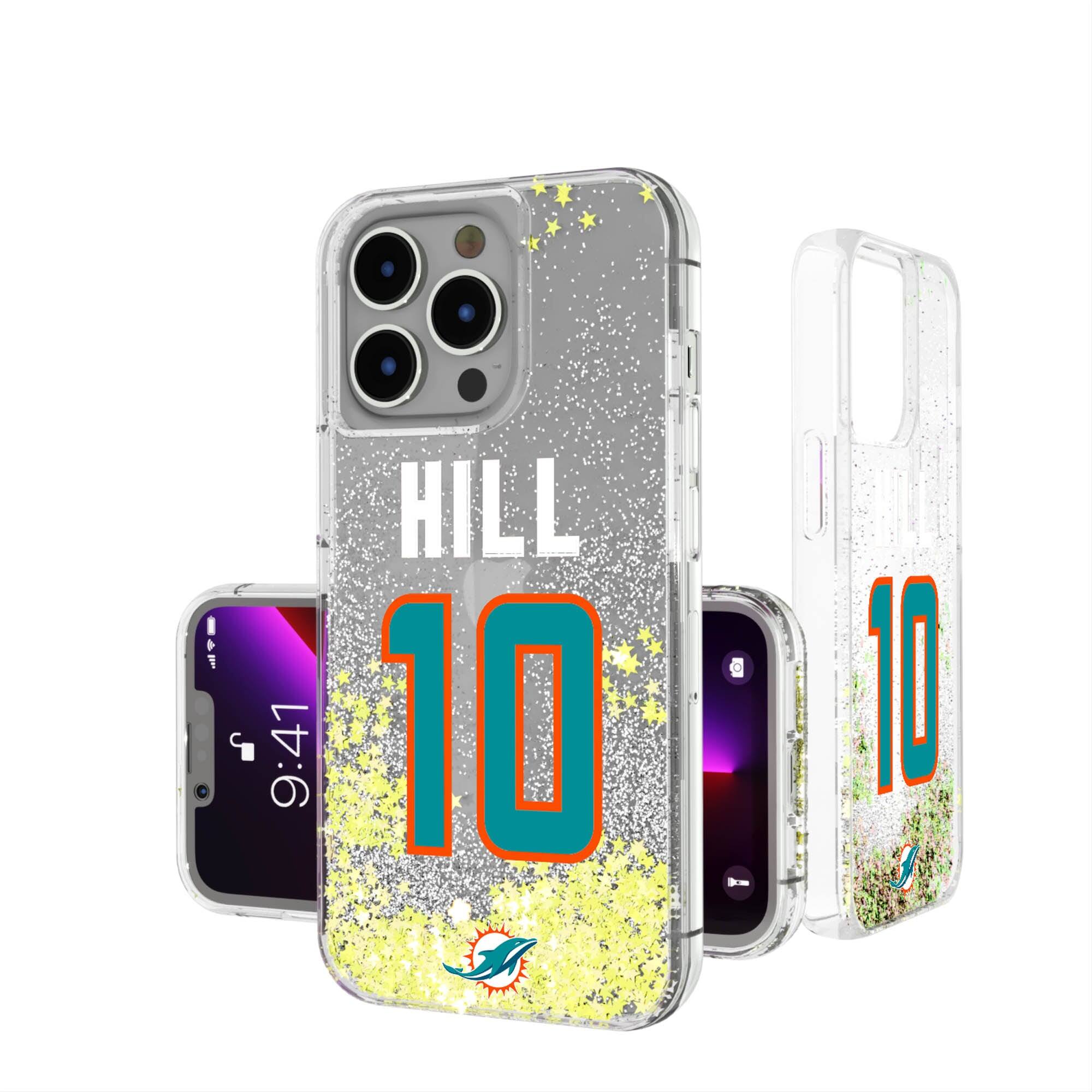 Keyscaper NFL Tyreek Hill Miami Dolphins iPhone Glitter Phone Case 15 ...