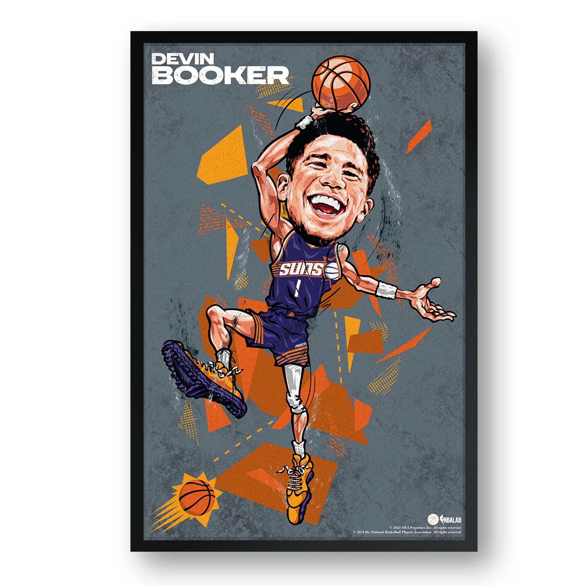 Sporticulture Devin Booker Phoenix Suns Framed 14" x 20" Player ...