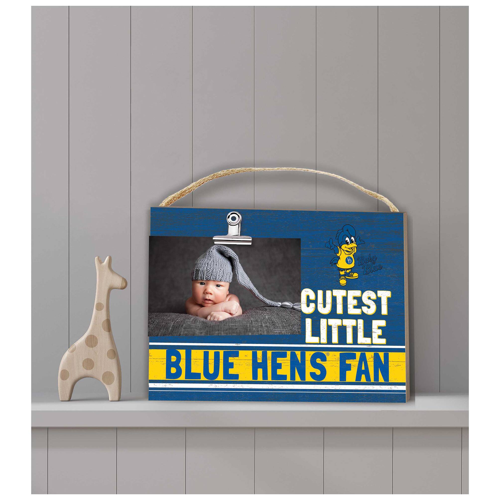 Jardine Delaware Fightin' Hens 8'' x 10'' Cutest Little Team Logo Clip ...