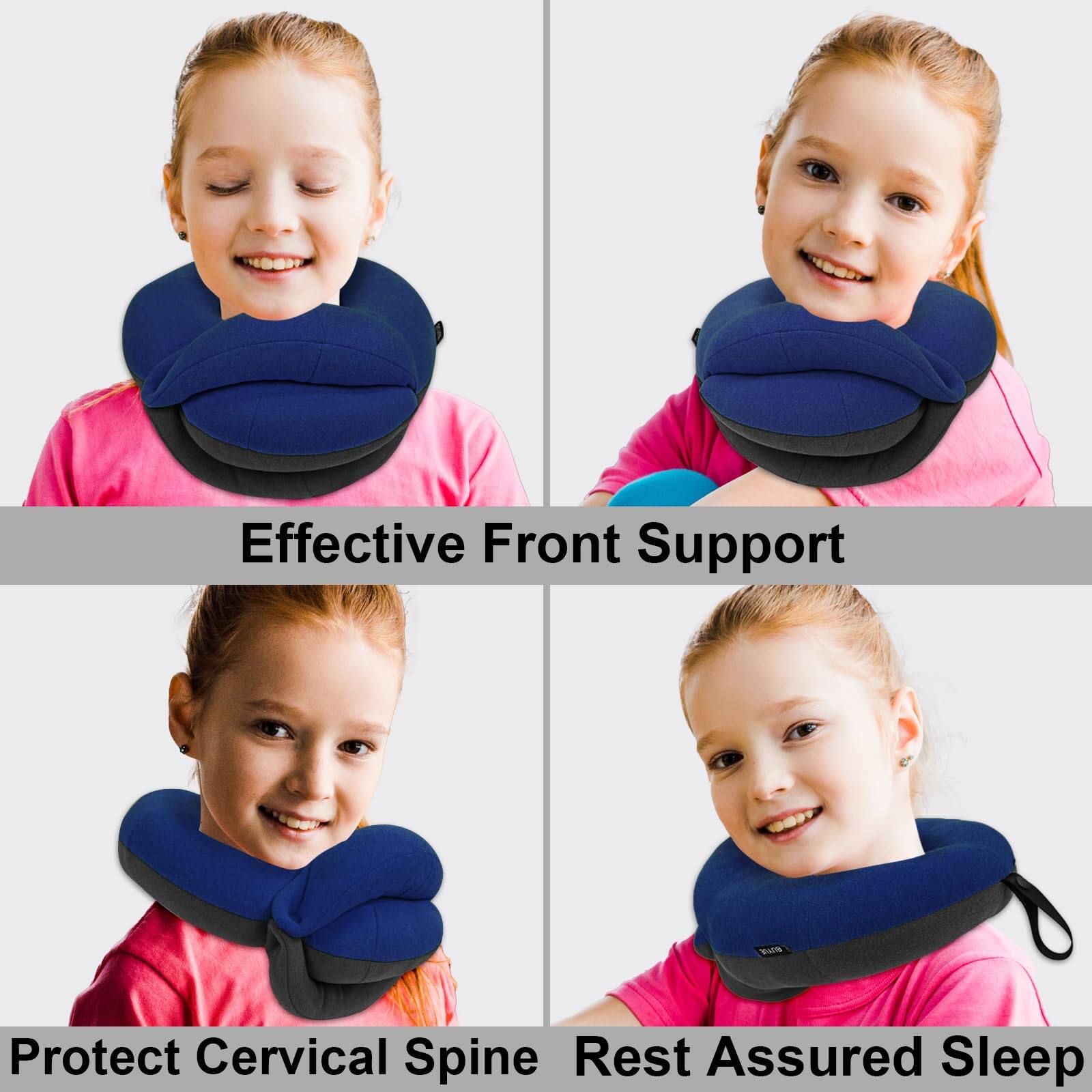 Pacoar Cade Travel Pillows For Airplane 360° Head Support Sleeping Long ...