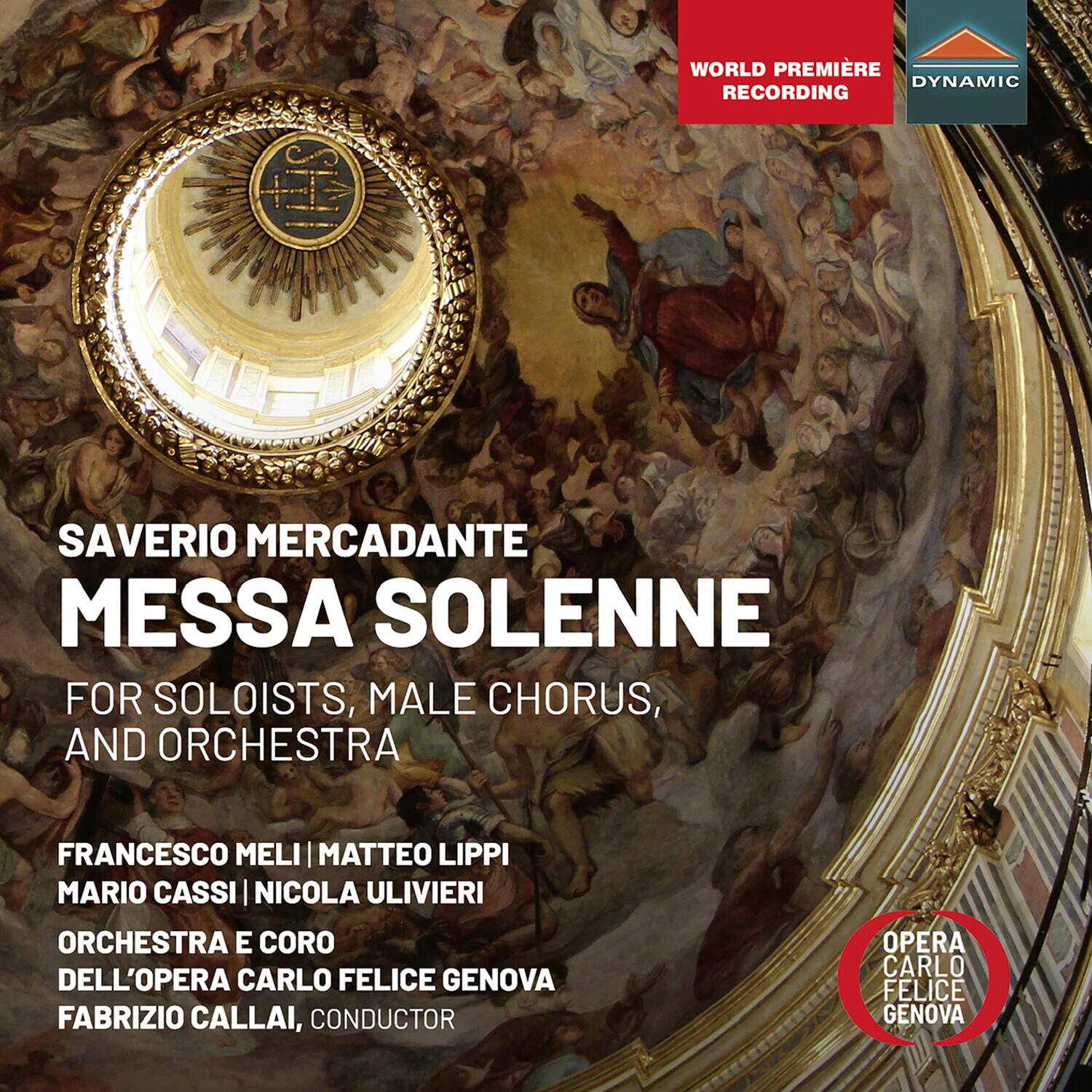 Francesco Meli Messa Solenne for Soloists Male Chorus & Orchestra ...